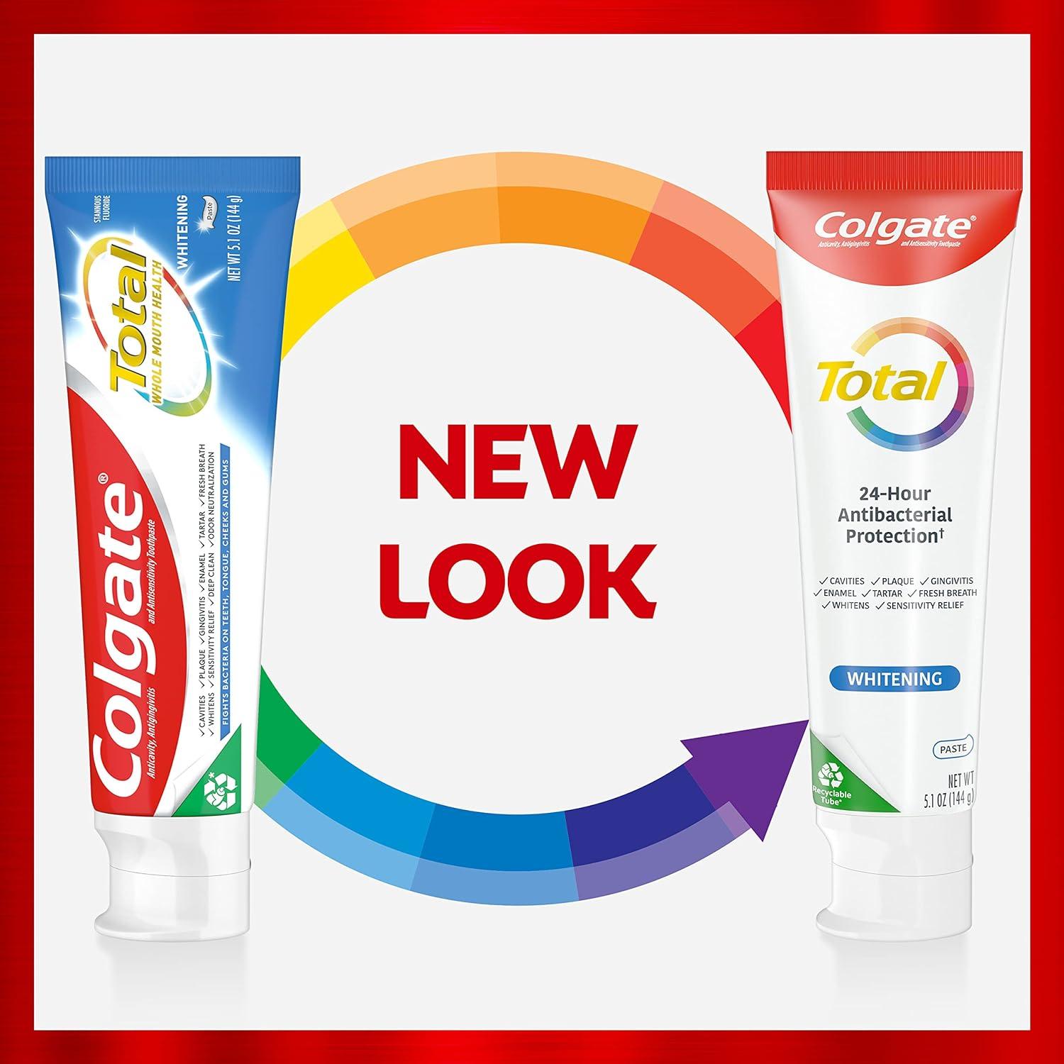 Colgate Total Whitening Toothpaste 10 Benefits | Freshens Breath ...