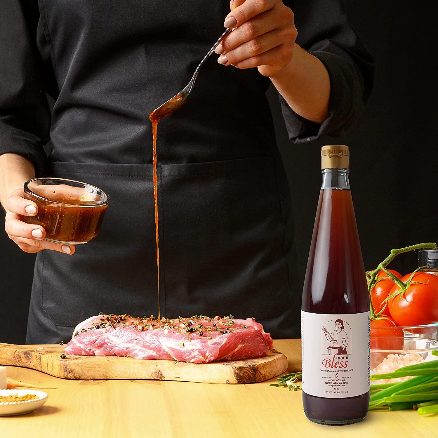 Bless Mami Fish Sauce 40N | Asian Cooking Sauce | 100% Pure Vietnamese ...