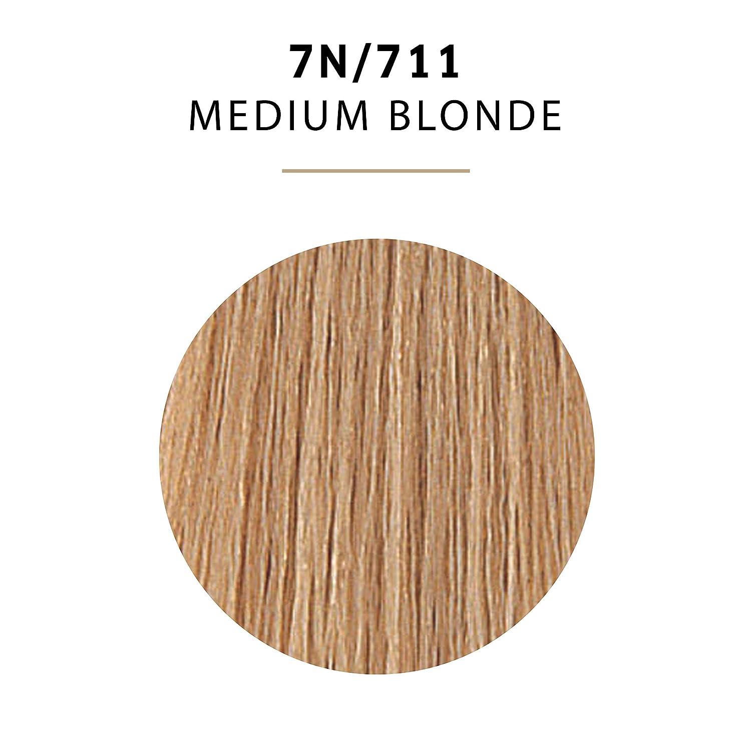 Wella Color Charm 7N Medium Blonde Liquid Hair Color for Gray Coverage ...