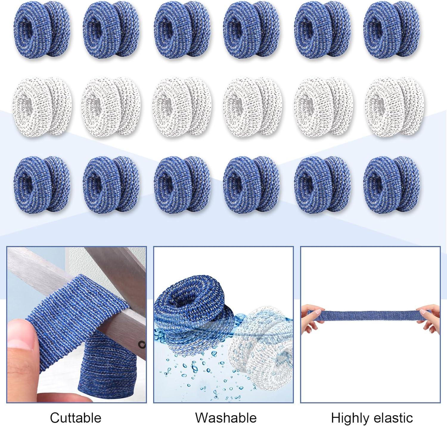 30 Blue Finger Cots for Finger Protection - Finger Sleeves for Trigger ...