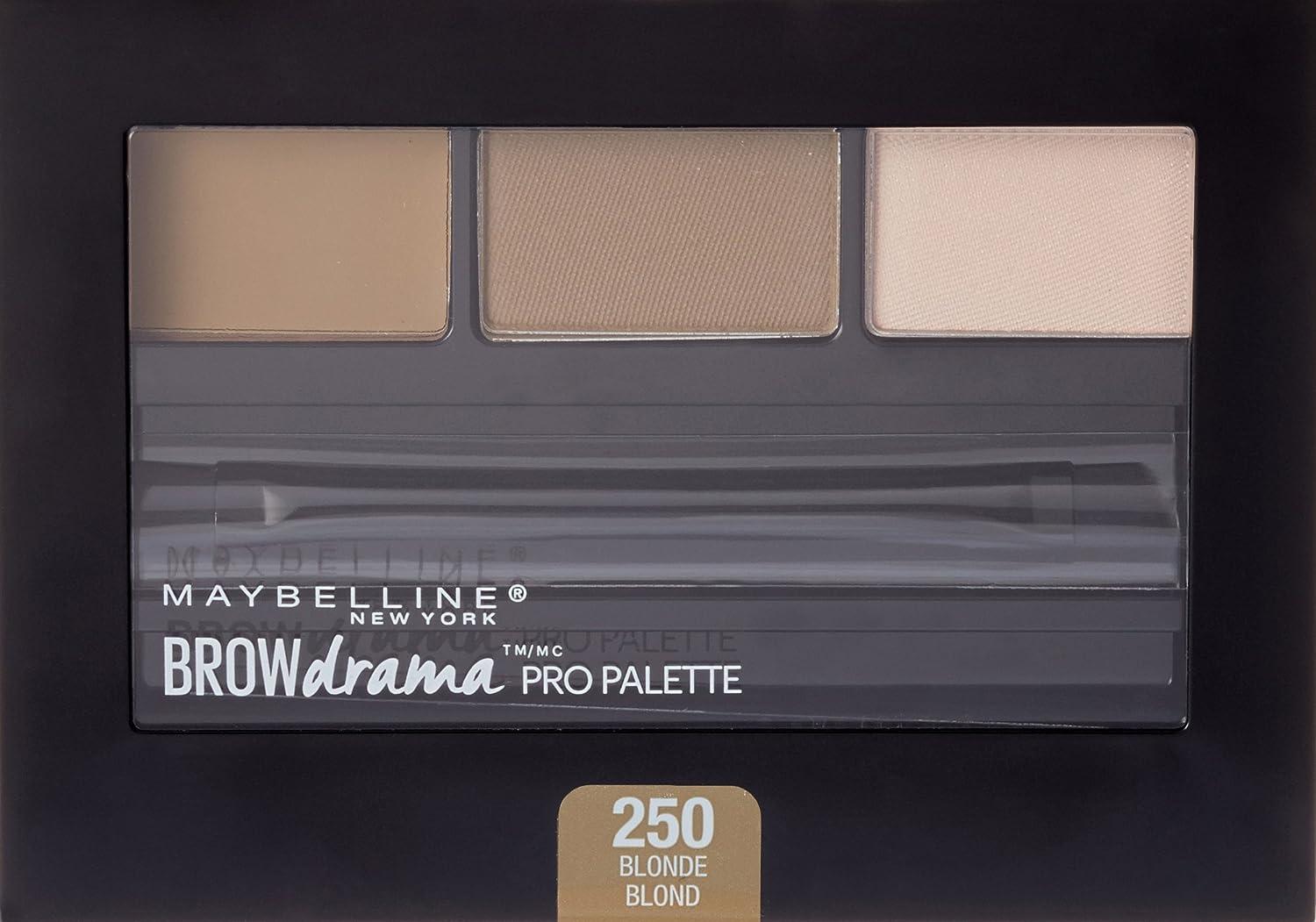 Maybelline Brow Drama Pro Eyebrow Palette Blonde 0.1 oz. - Perfect Your ...