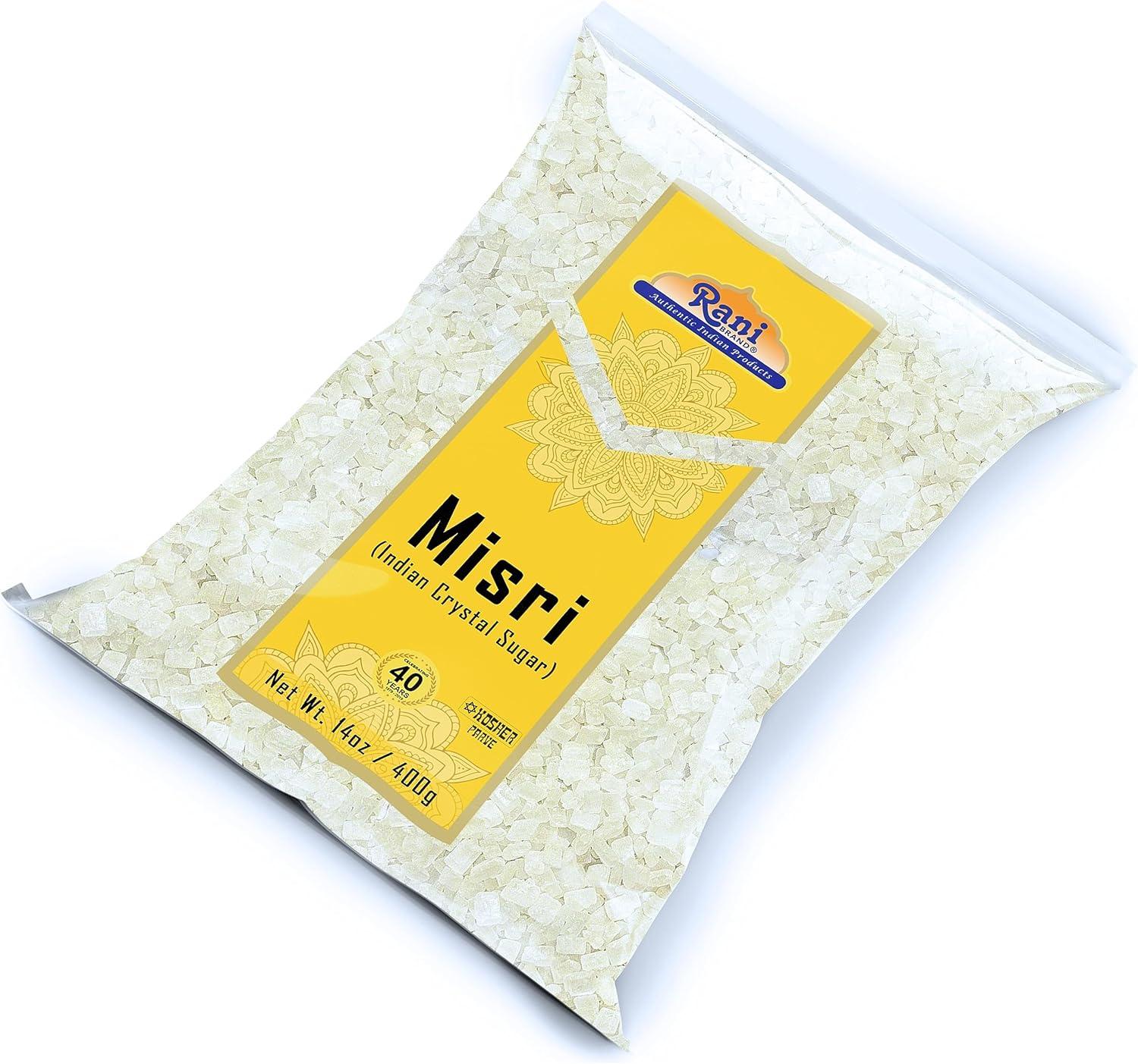 Rani Misri (Indian Sugar Crystals) 14oz - All Natural, Gluten-Friendly ...