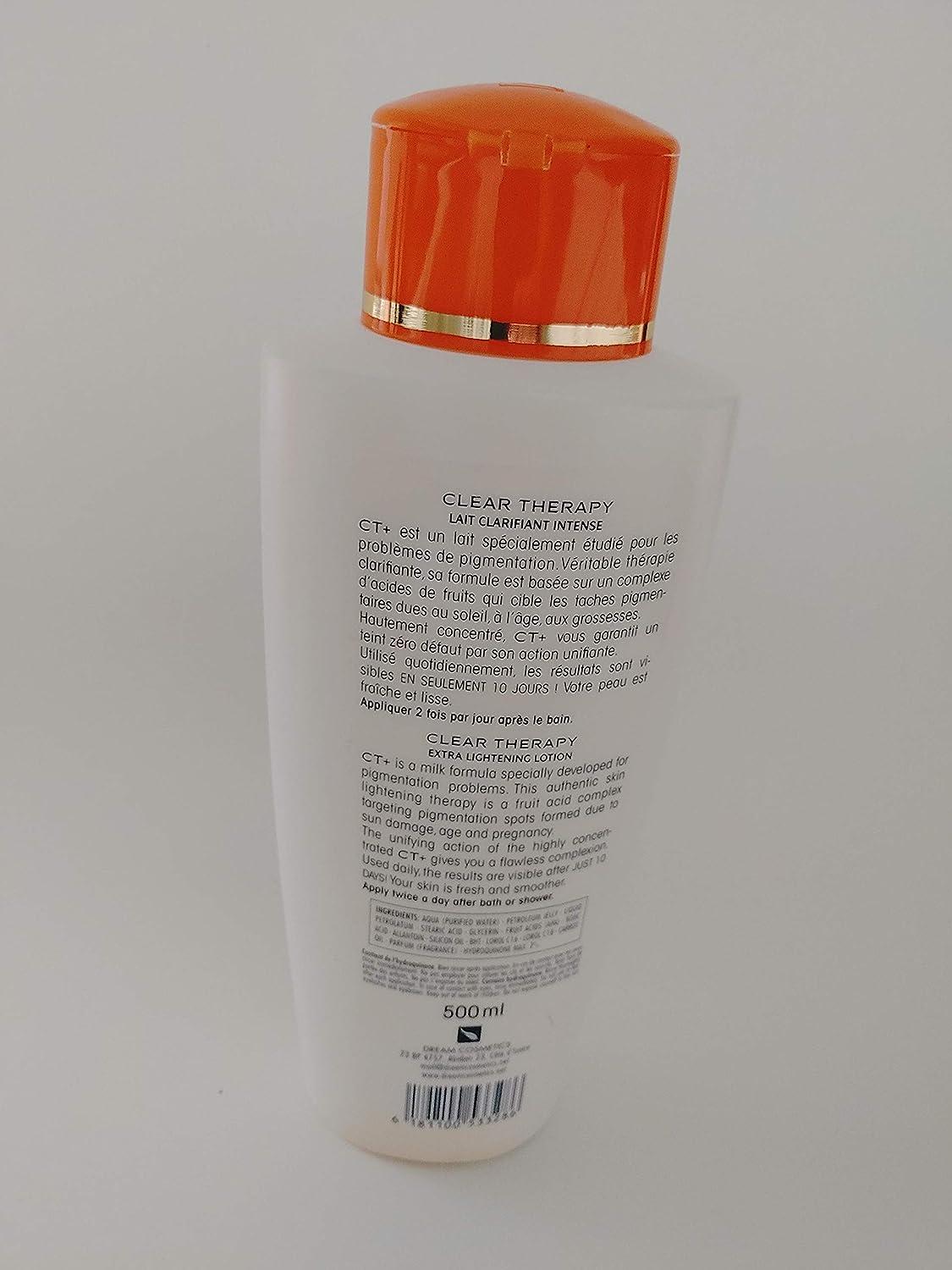 CT+ Clear Therapy Extra Lightening Lotion 500ml with Carrot Oil | Skin ...