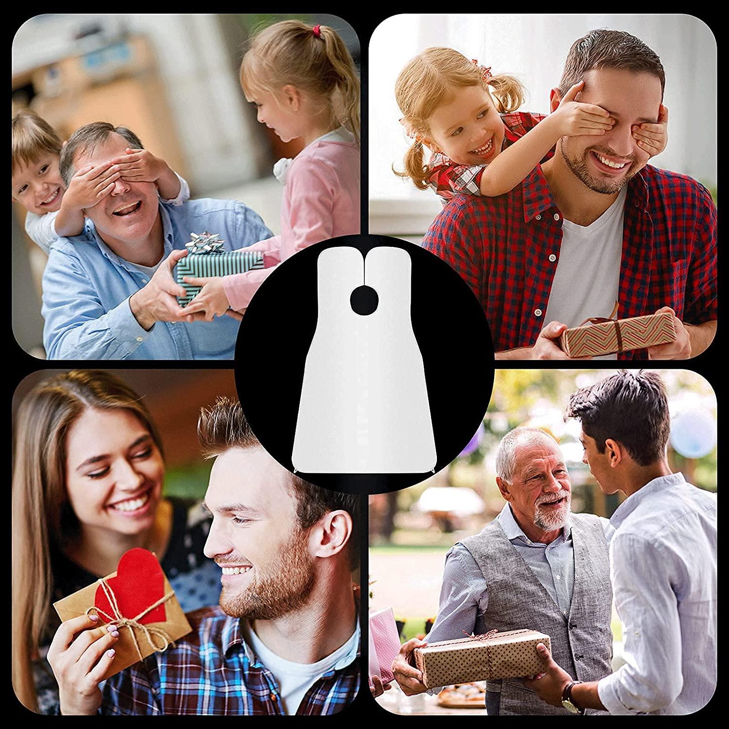 2 Pcs Waterproof Beard Bib Set for Shaving - Non-Stick Beard Trimming ...