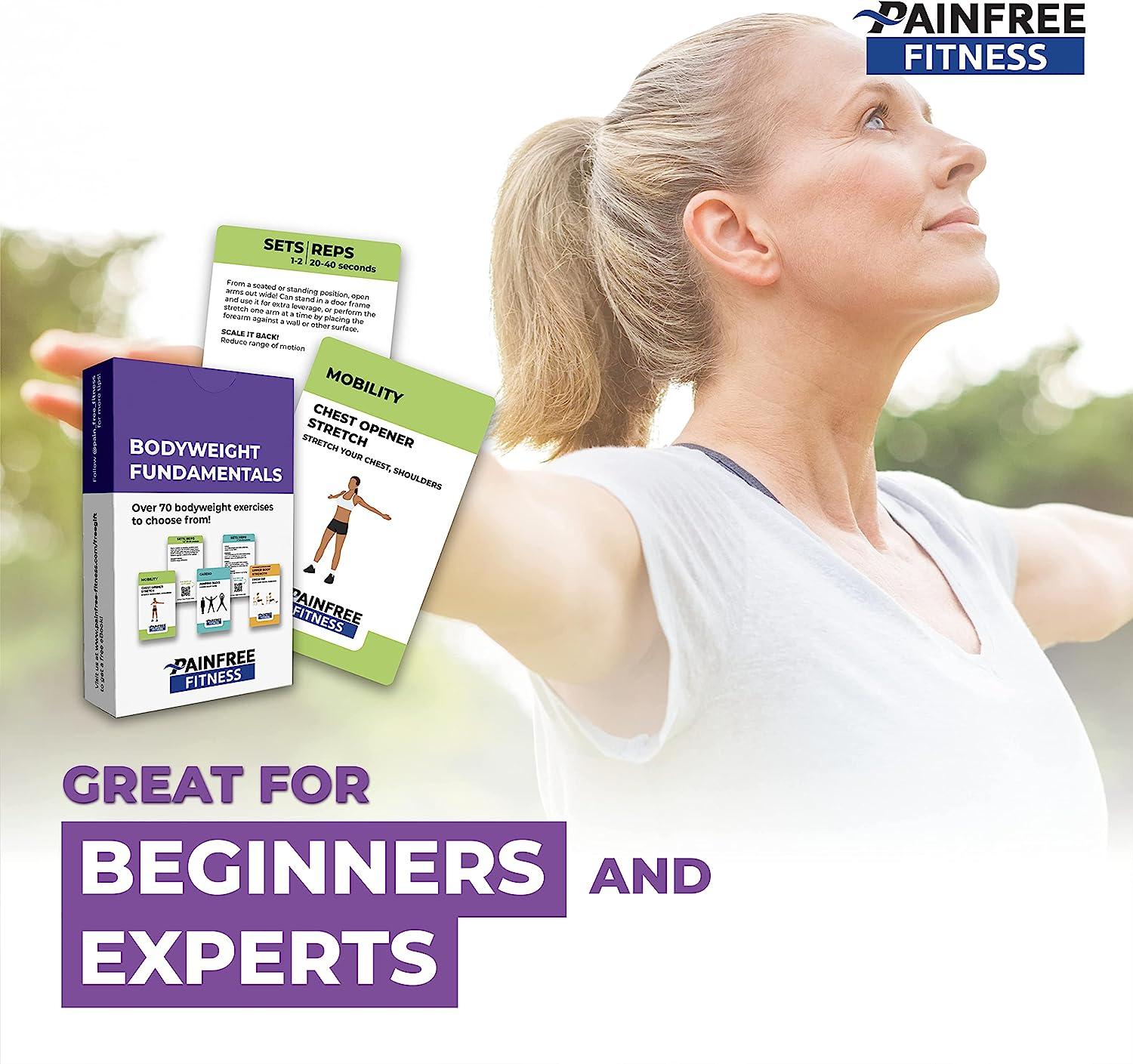 Bodyweight Exercise Flashcards - 70+ Cards for Home Workouts | Pain ...