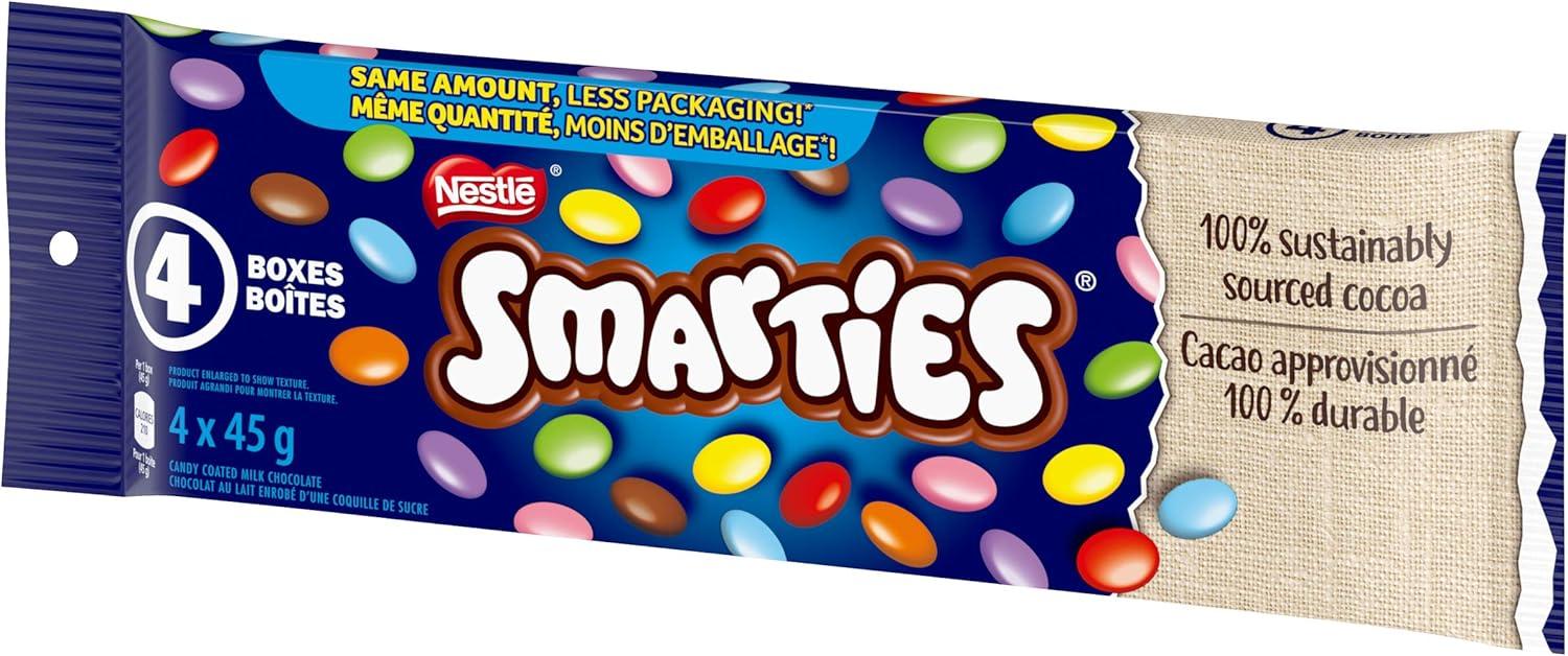 SMARTIES Multipack Candy Coated Chocolates 4 x 45 g | Buy Now with ...