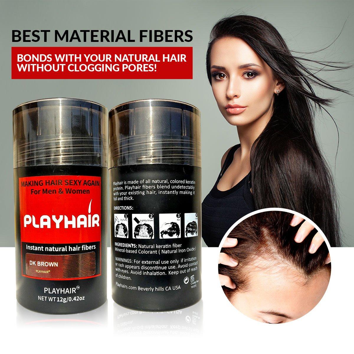 Hair Building Fibers for Instant Volume & Coverage | Conceal Thinning ...
