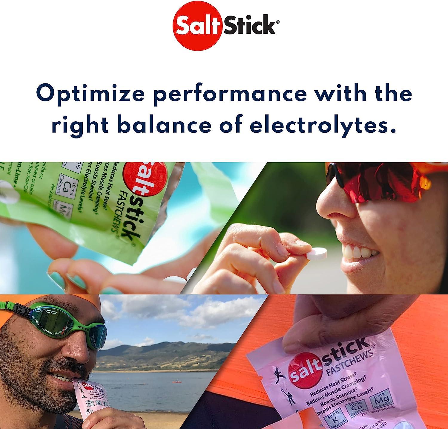 SaltStick FastChews, Chewable Electrolyte Tablets for Fast Hydration ...