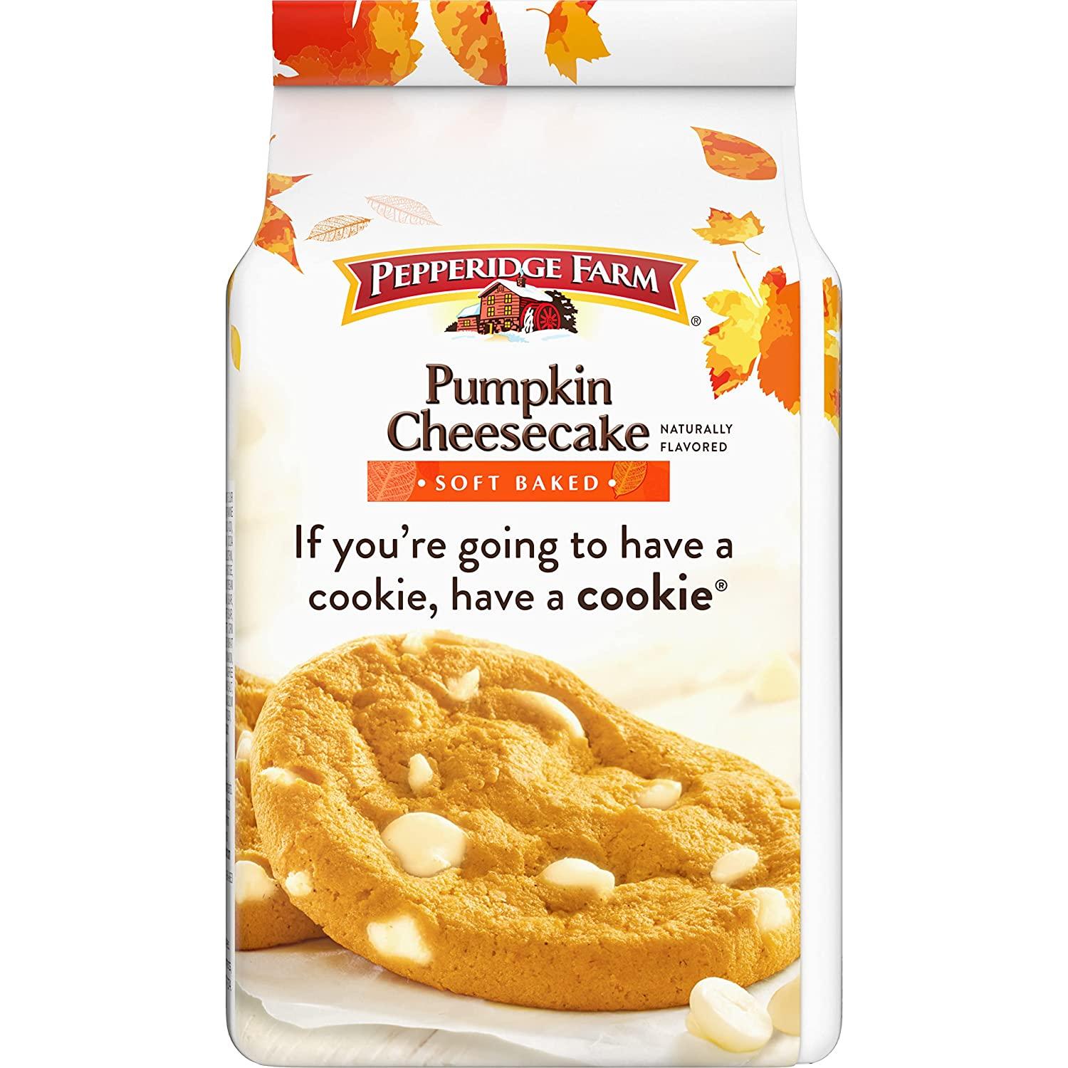 Pepperidge Farm Soft Baked Pumpkin Cheesecake Cookies 8.6oz - Delicious ...