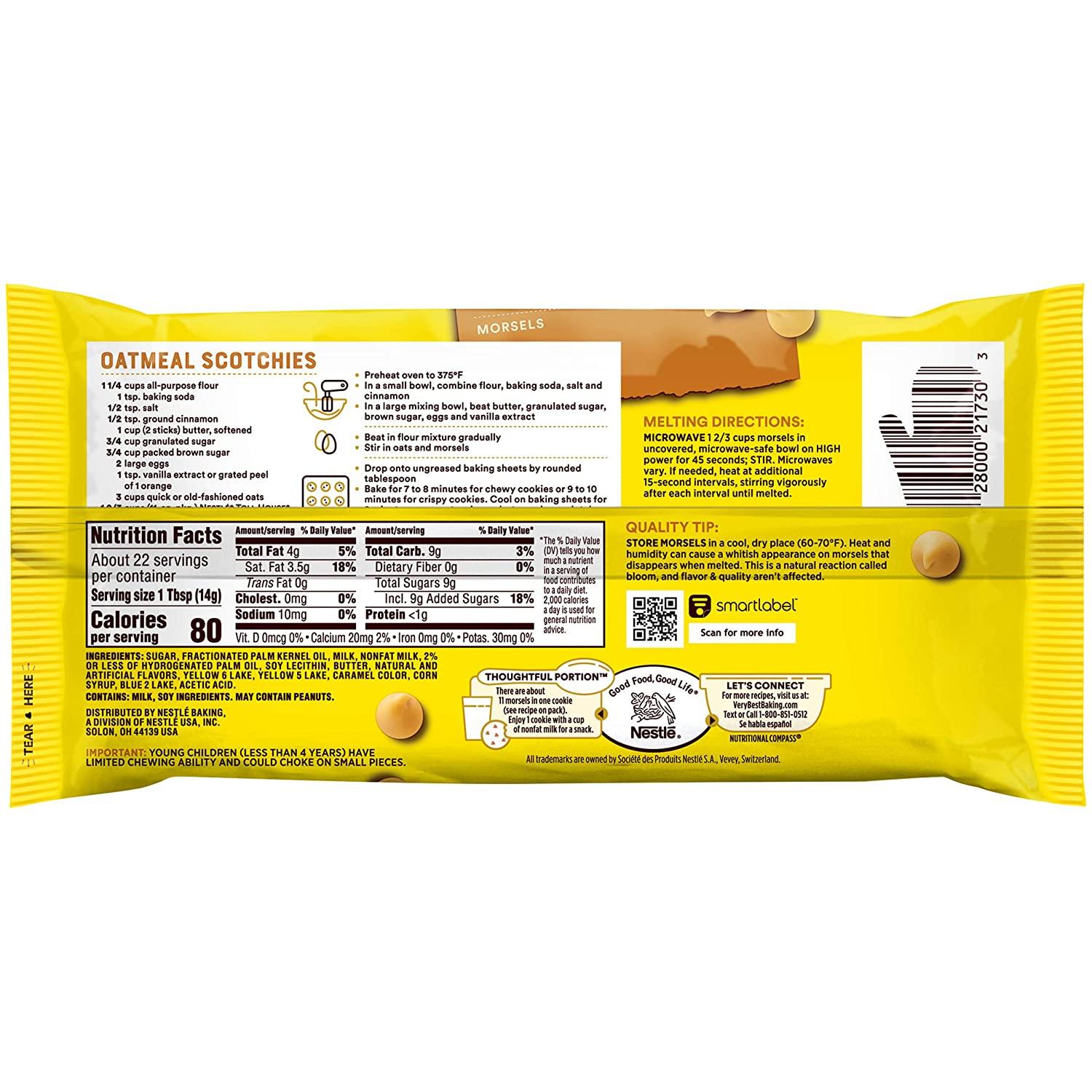 Nestle Toll House Butterscotch Morsels 11 oz - Artificially Flavored ...