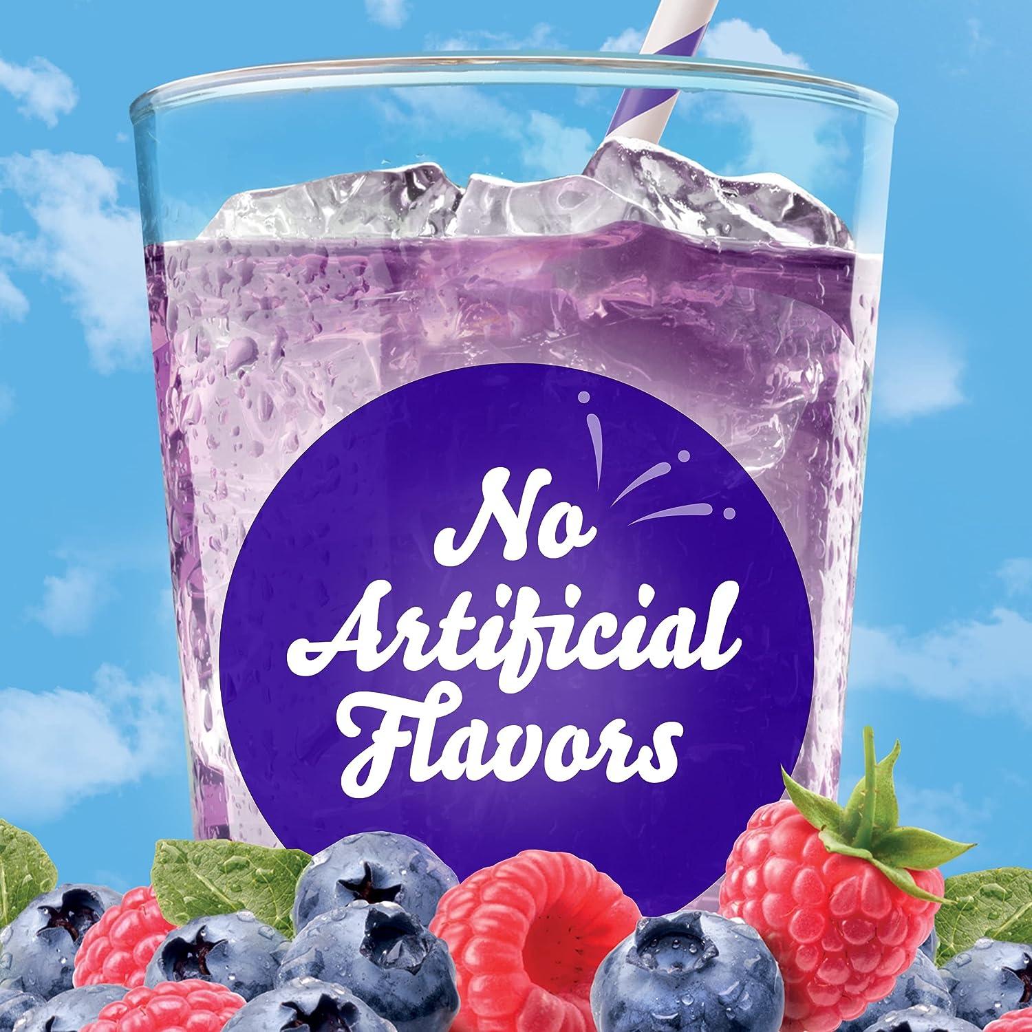 Crystal Light Blueberry Raspberry Water Enhancer - Sugar-Free, Zero ...