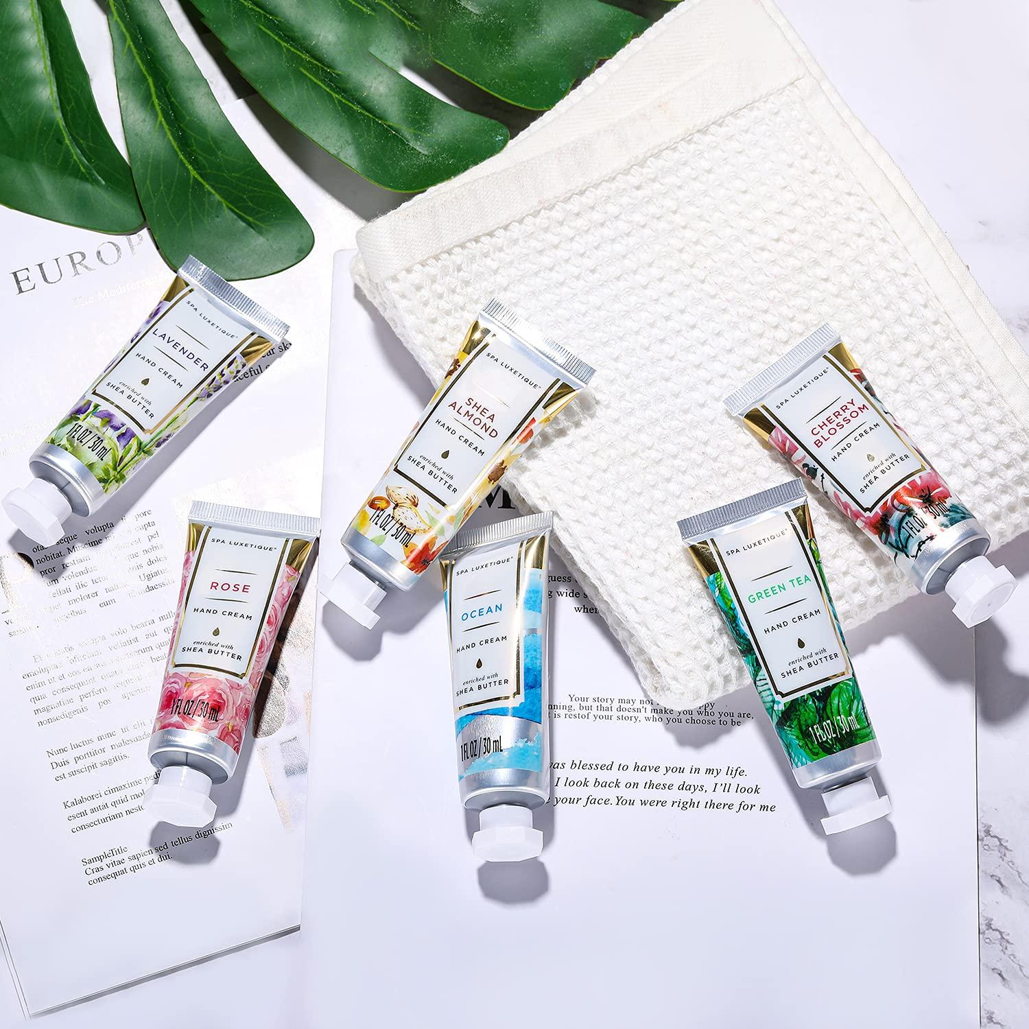 Spa Luxetique Hand Cream Gift Set for Women - Travel Size Lotion with ...