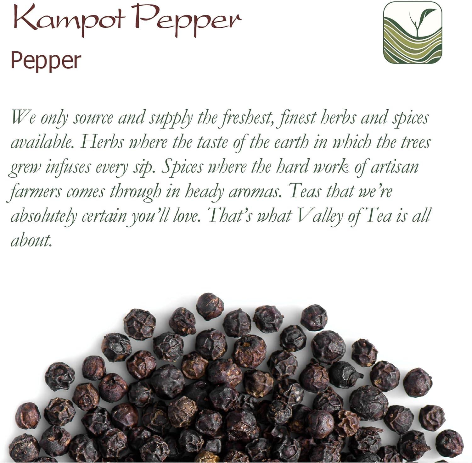 Cambodian Kampot Pepper - Premium Black Peppercorns 40g | Buy Now with ...