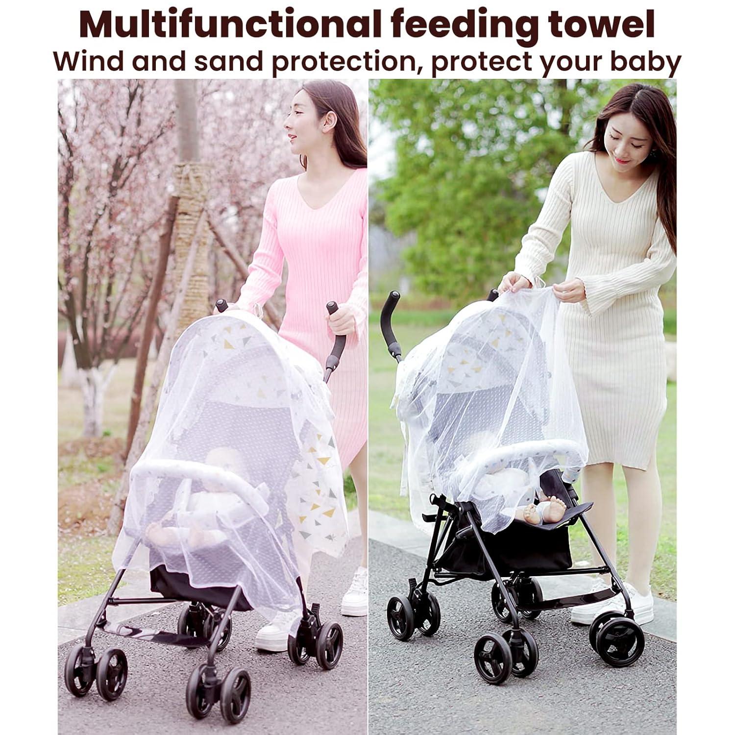 Silence Breastfeeding Cloth - 100% Cotton Nursing Cover & Poncho ...