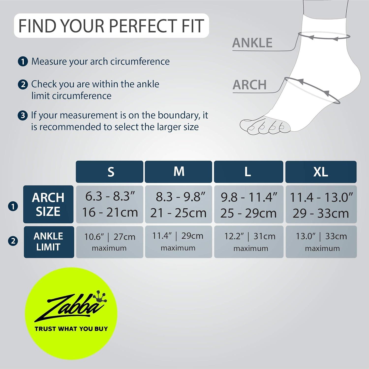 Rymora Plantar Fasciitis Support Socks - Large Compression Socks for ...