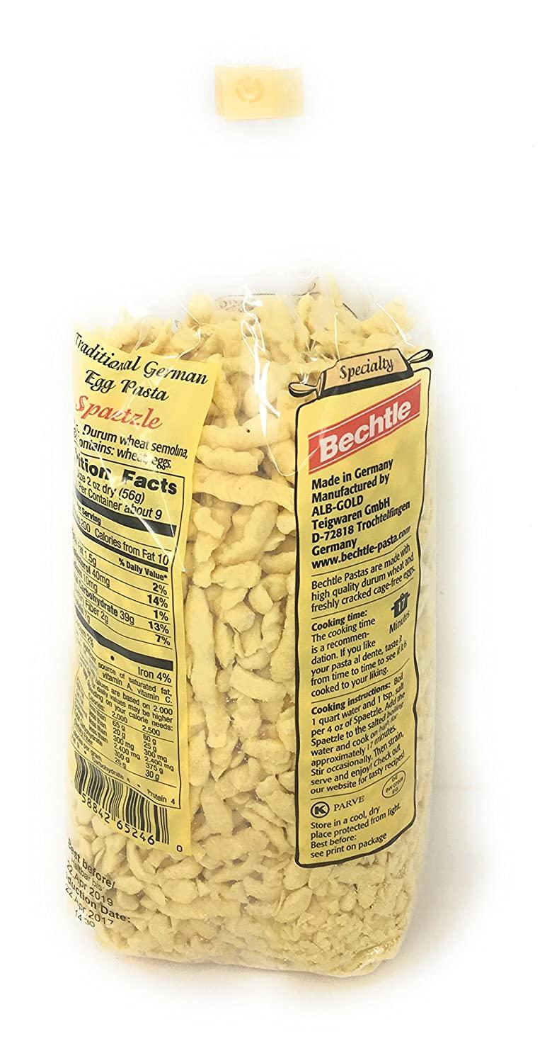 Bechtle Traditional German Egg Pasta Spaetzle Bavarian Style - 17.6 oz ...