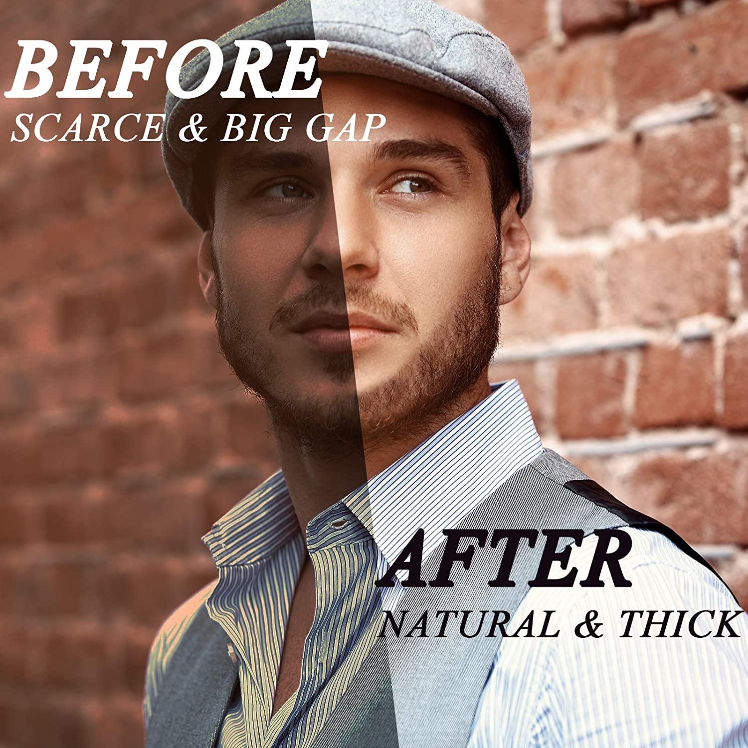 Brown Beard Pencil Filler for Men - Water Resistant, Sweat Proof, Long ...