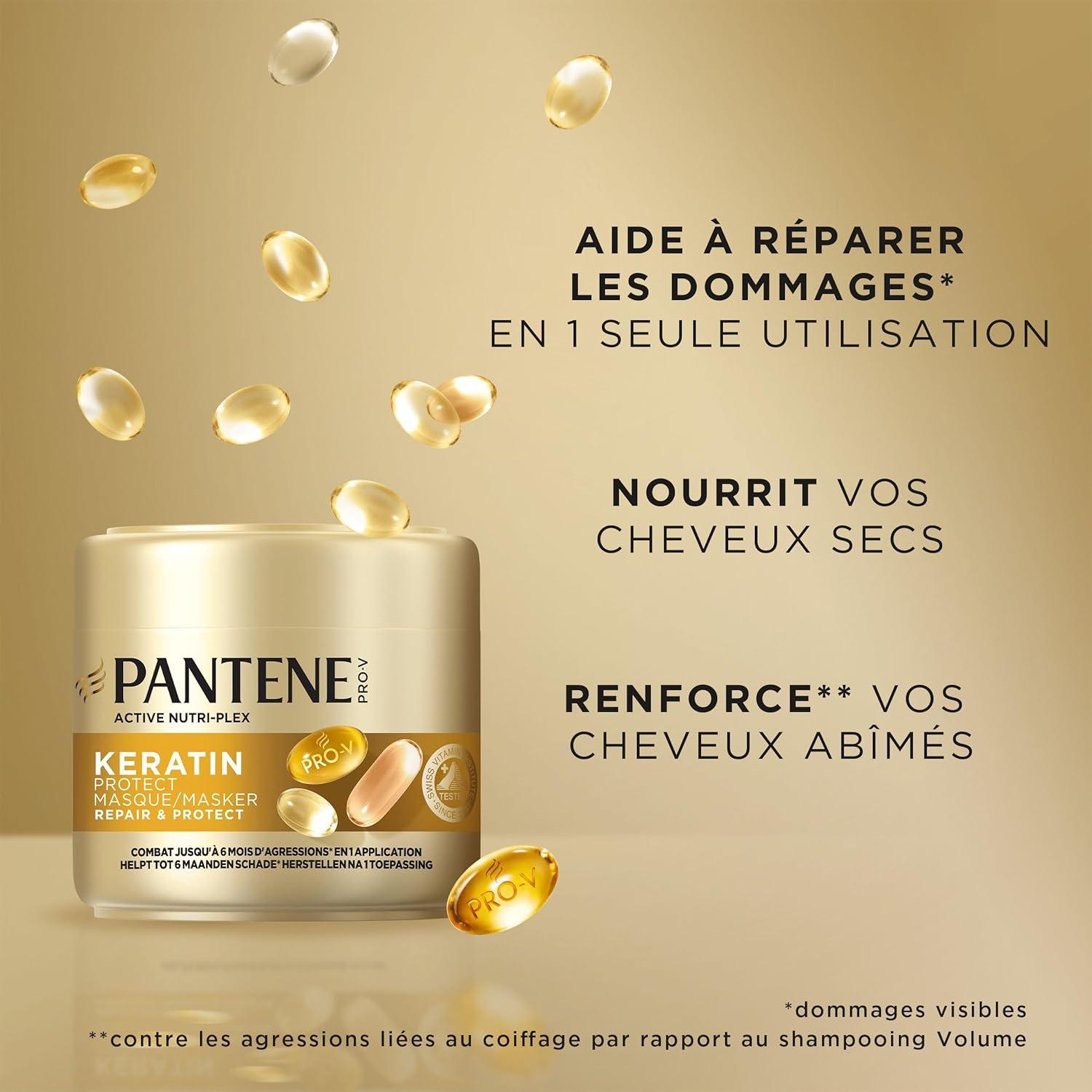 Pantene pro-v repair & protect hair mask with keratin for fragile and ...
