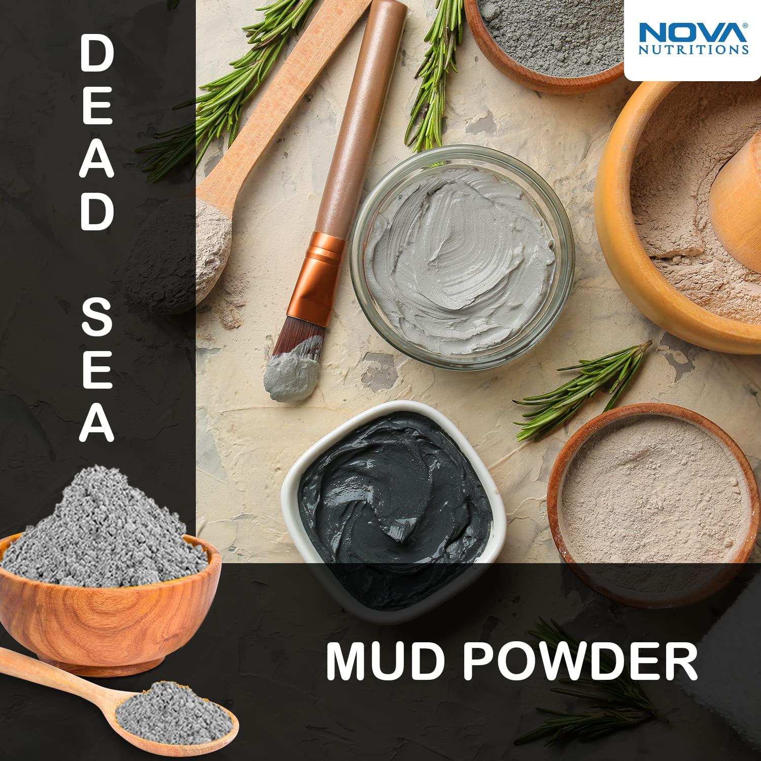 Nova Nutritions Dead Sea Mud Powder 16 OZ - Skin Regenerator for Face ...