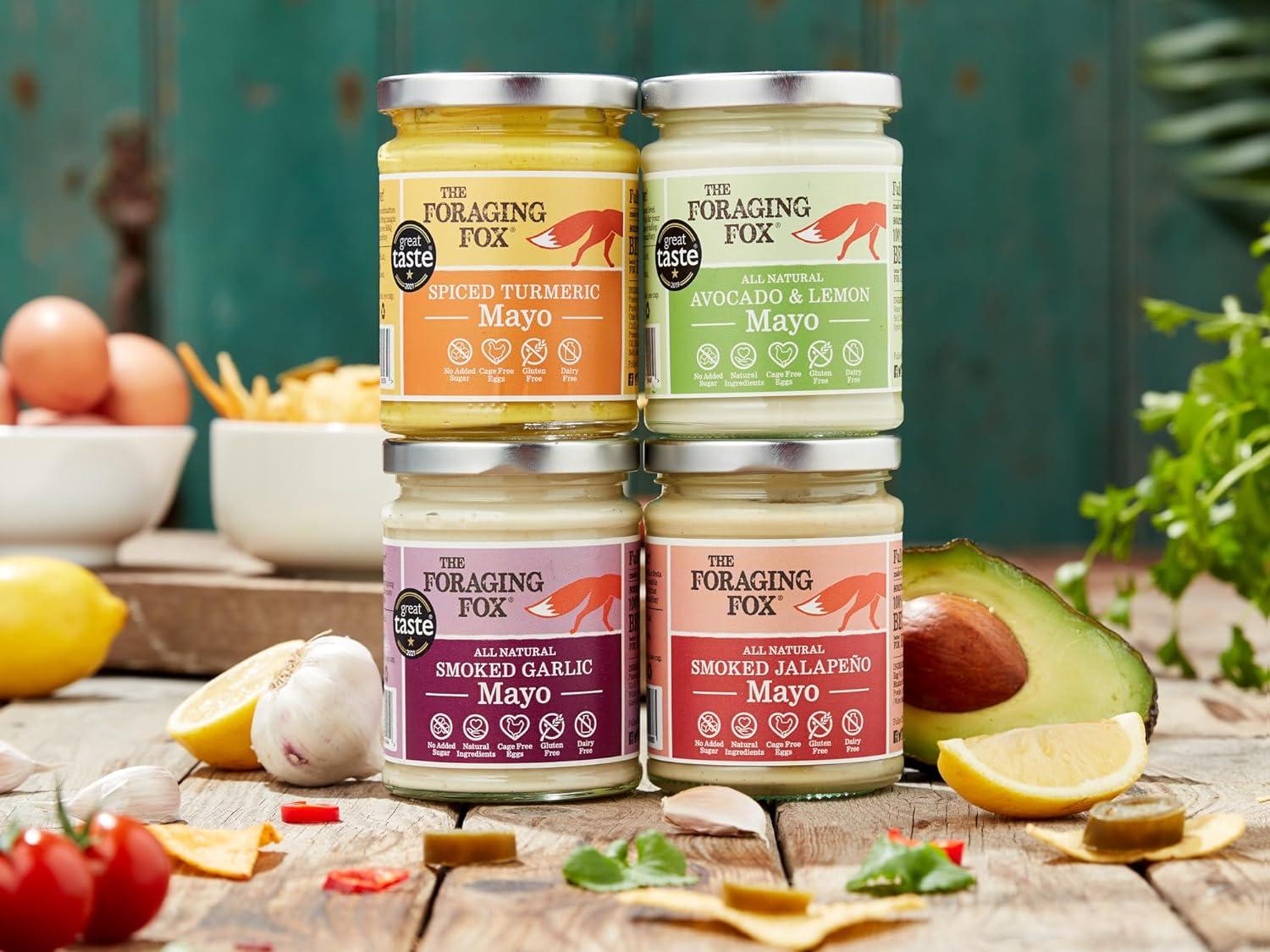 The Foraging Fox | No Added Sugar Gluten Free Avocado & Lemon Mayo 6 x 240g