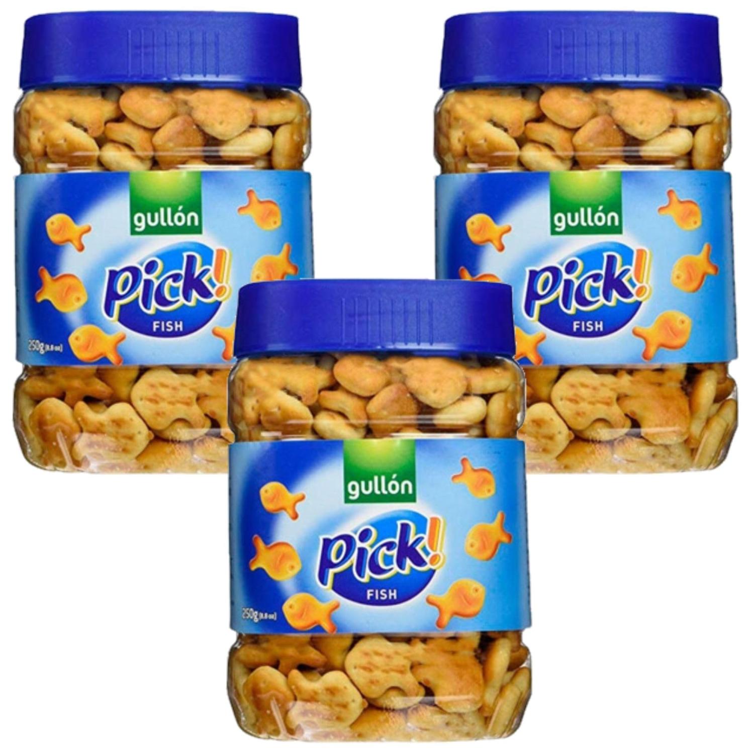 Savoury Snack Bundle Containing Gullon Pick Fish 250g (3 Pack) | Buy ...