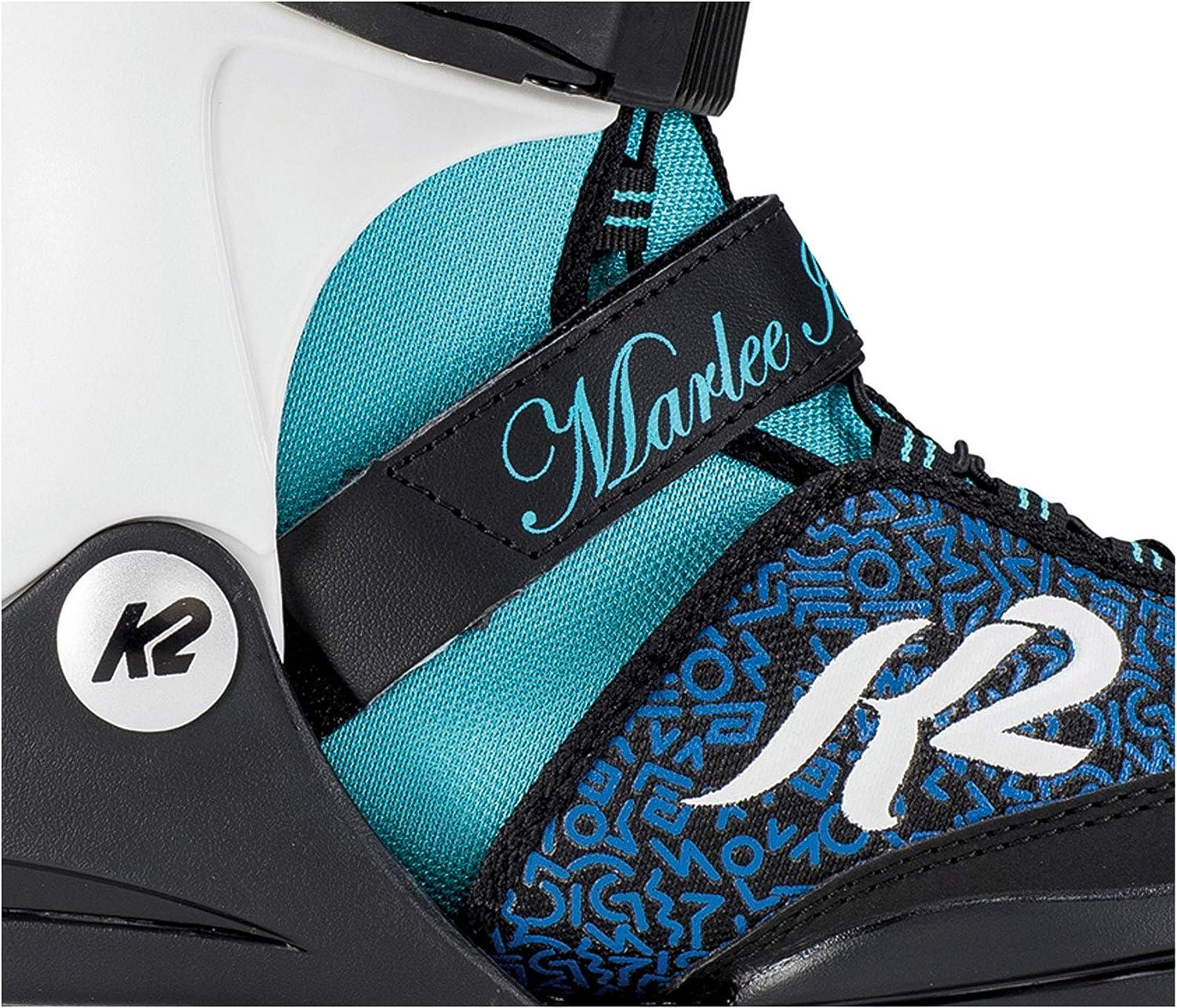 K2 Skate Girl's Marlee Ice Skate Size 8-12 Blue Black - Comfortable and ...