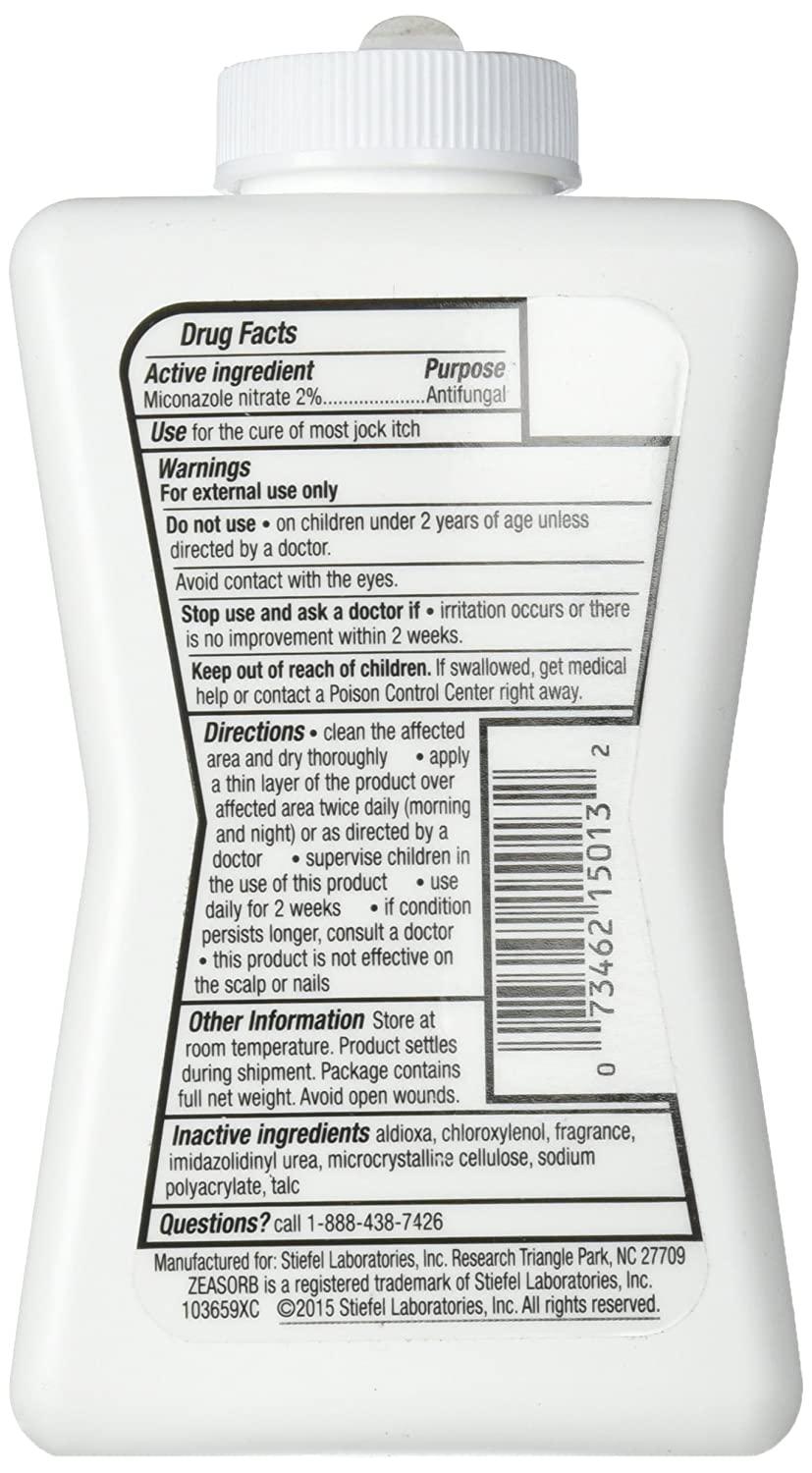 Zeasorb Antifungal Treatment Powder 2.5 oz - Fast-Acting Jock Itch ...