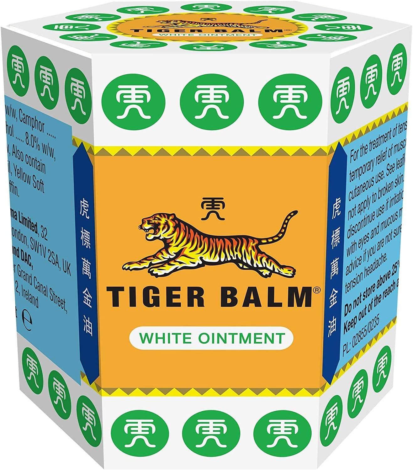 YEPPLO X Tiger Balm 21g - Premium White & Red Ointment for Pain Relief ...