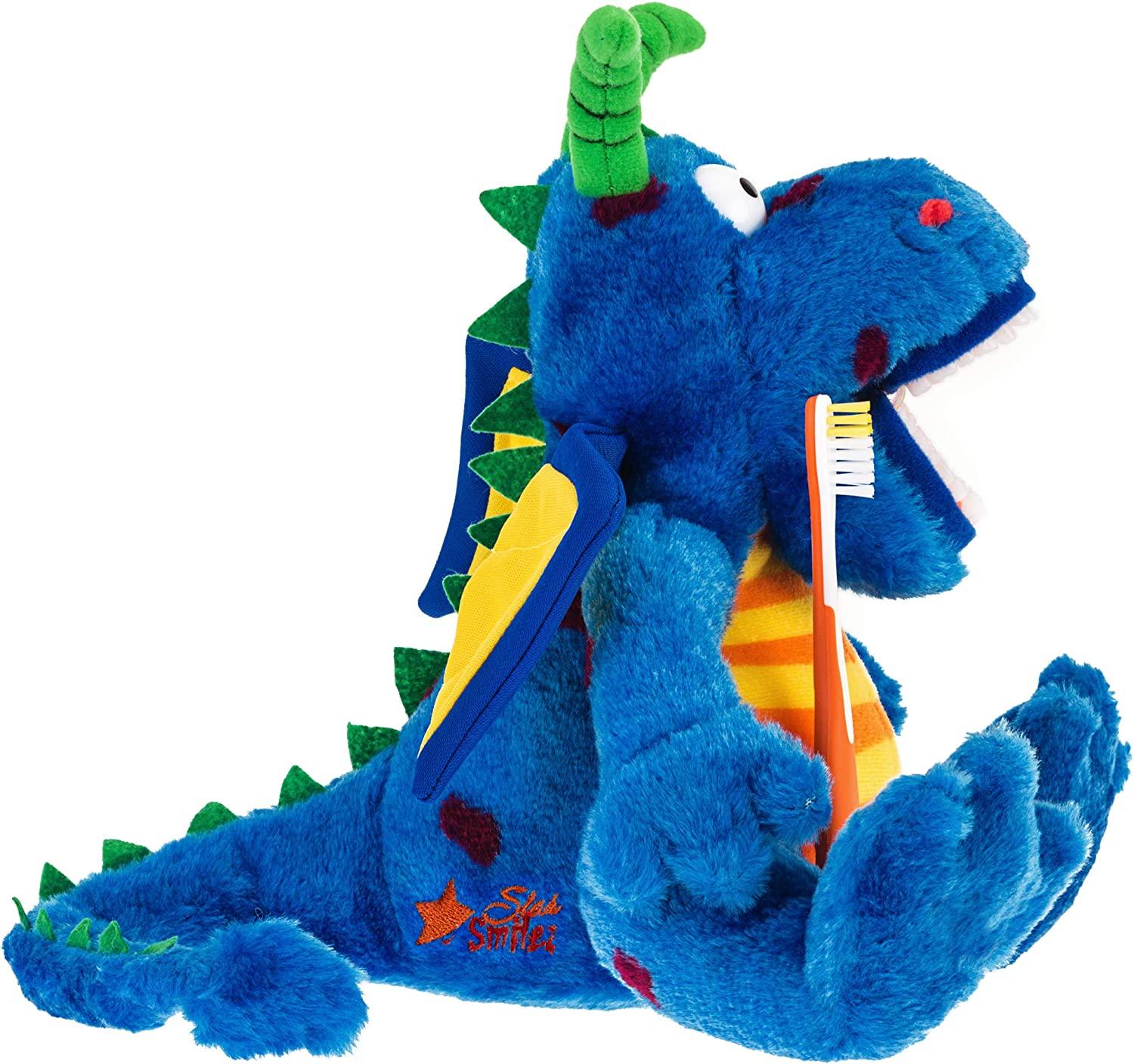 StarSmilez Kids Tooth Brushing Buddy Lil Magi Dragon Plush - Dental ...