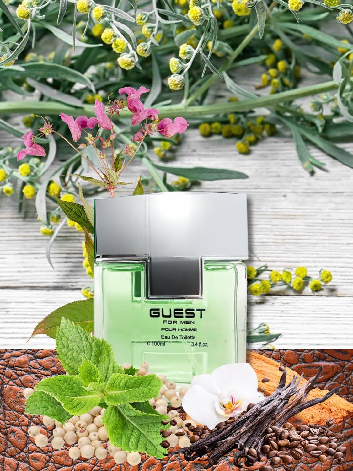 Guest for Men Pour Homme Eau de Toilette Citrus Aromatic fragrance for ...