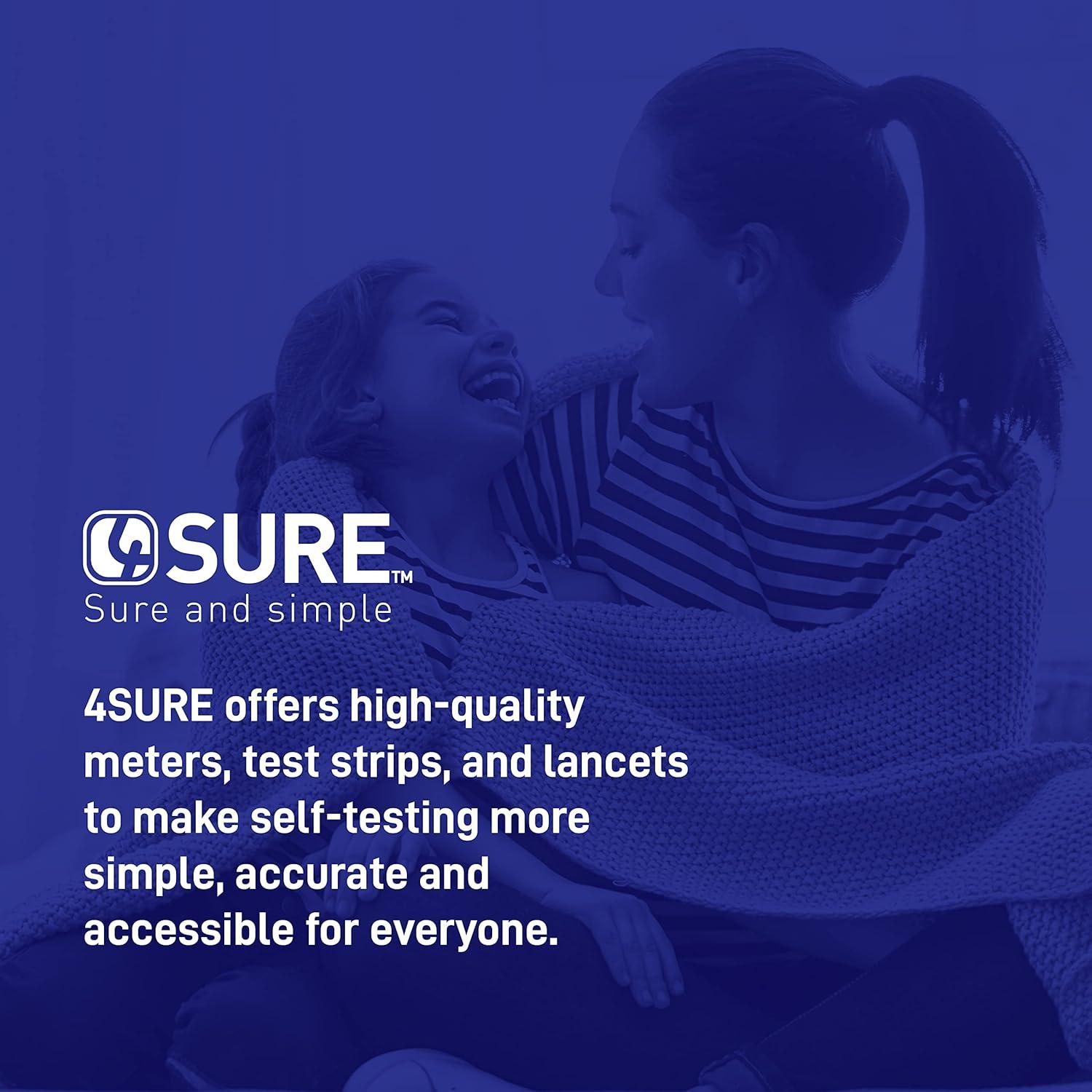 Nipro 4SURE Smart Duo Blood Sugar Test Kit for Type 1 & Type 2 Diabetes ...