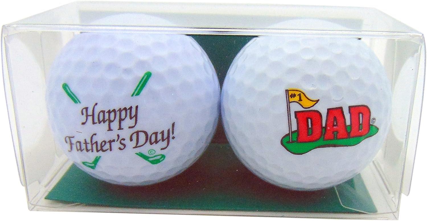 Father's Day Golf Ball Gift Pack for #1 Dad Golfer - Set of 2 | Westman ...