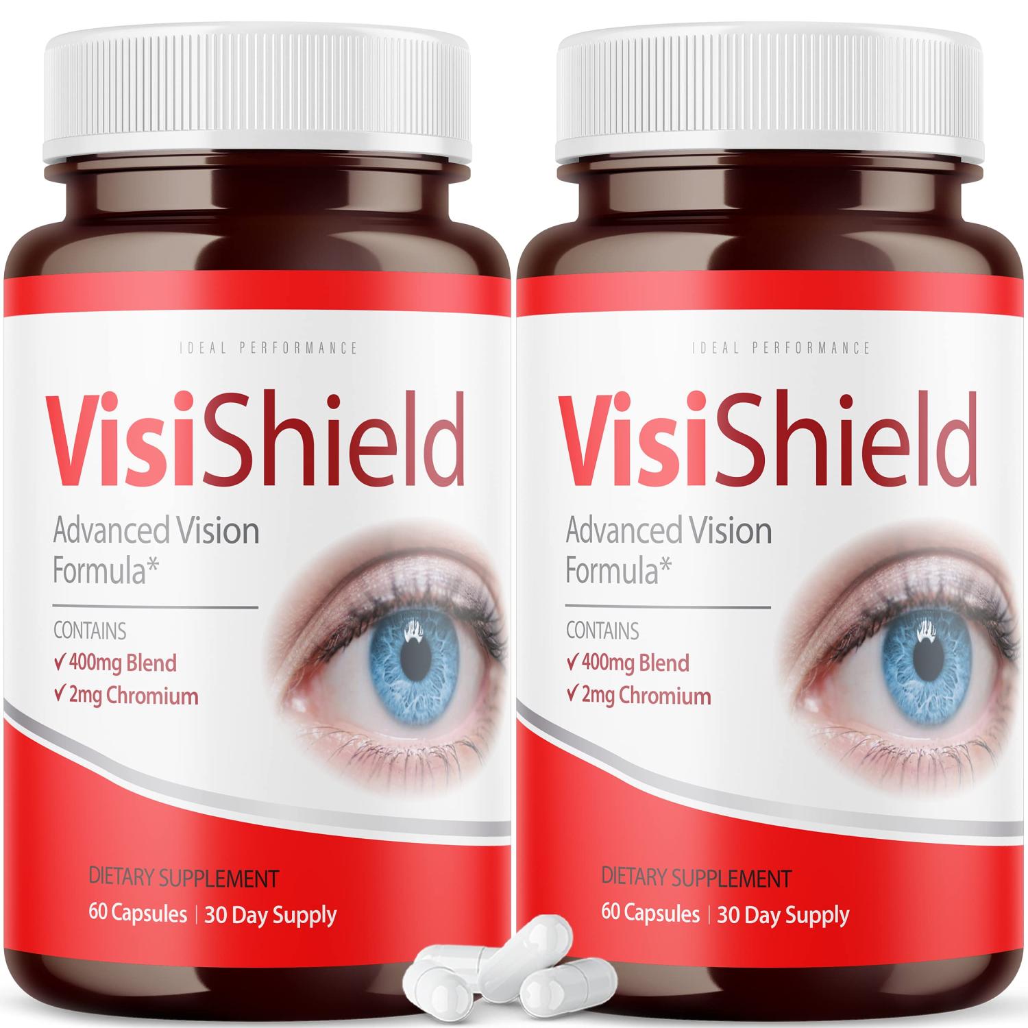 Visishield Advanced Vision Formula for Eyes - 2 Pack (120 Capsules ...