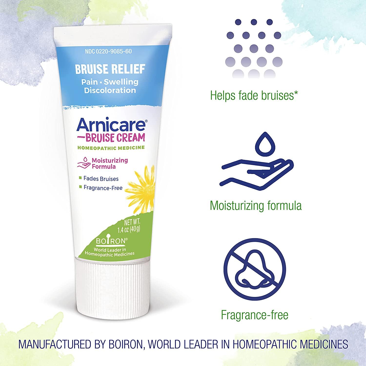 Boiron Arnicare Bruise Cream - Pain Relief for Bruising, Swelling ...