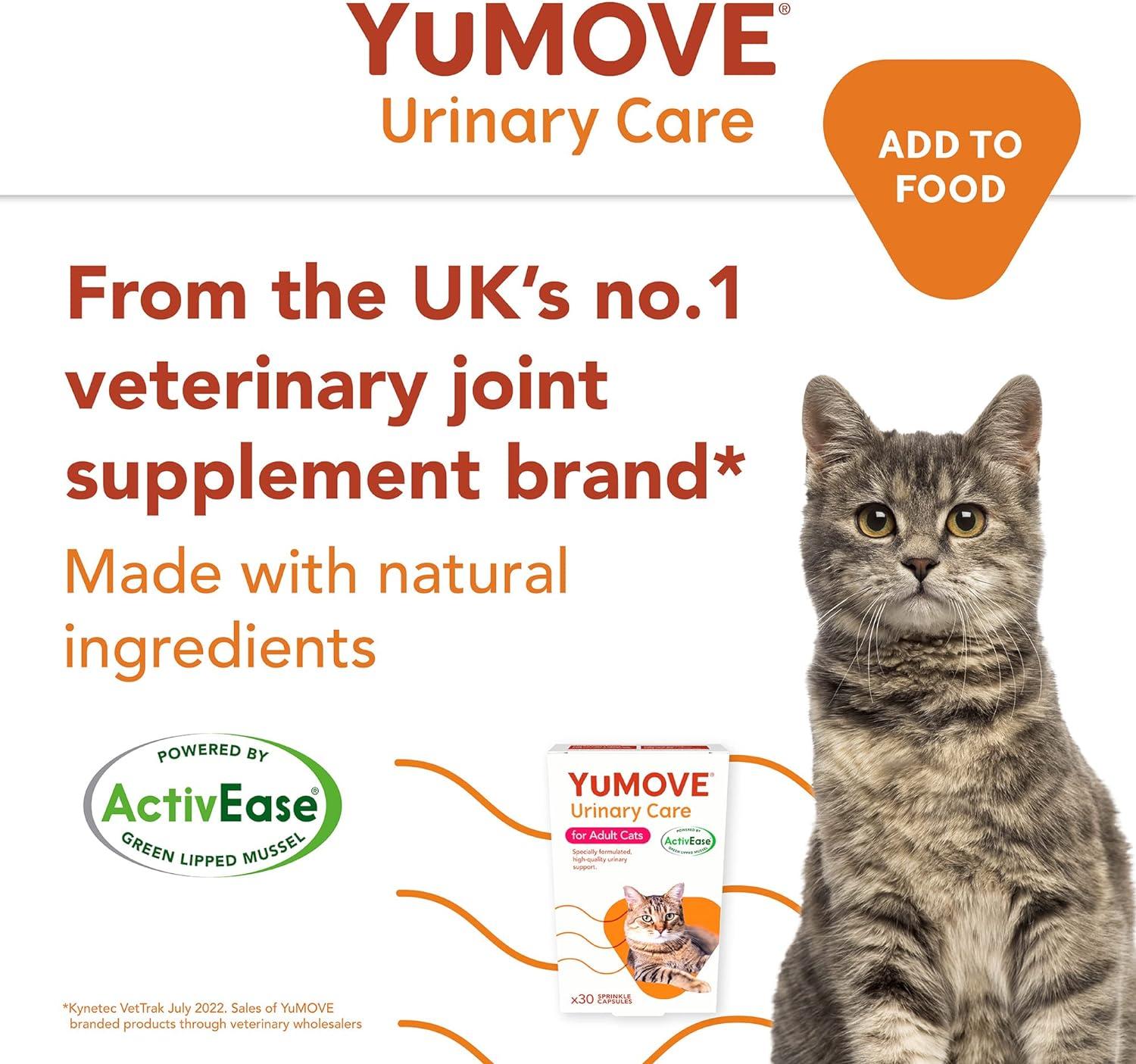YuMOVE Urinary Care for Adult Cats | Bladder & Urinary Support | 30 ...