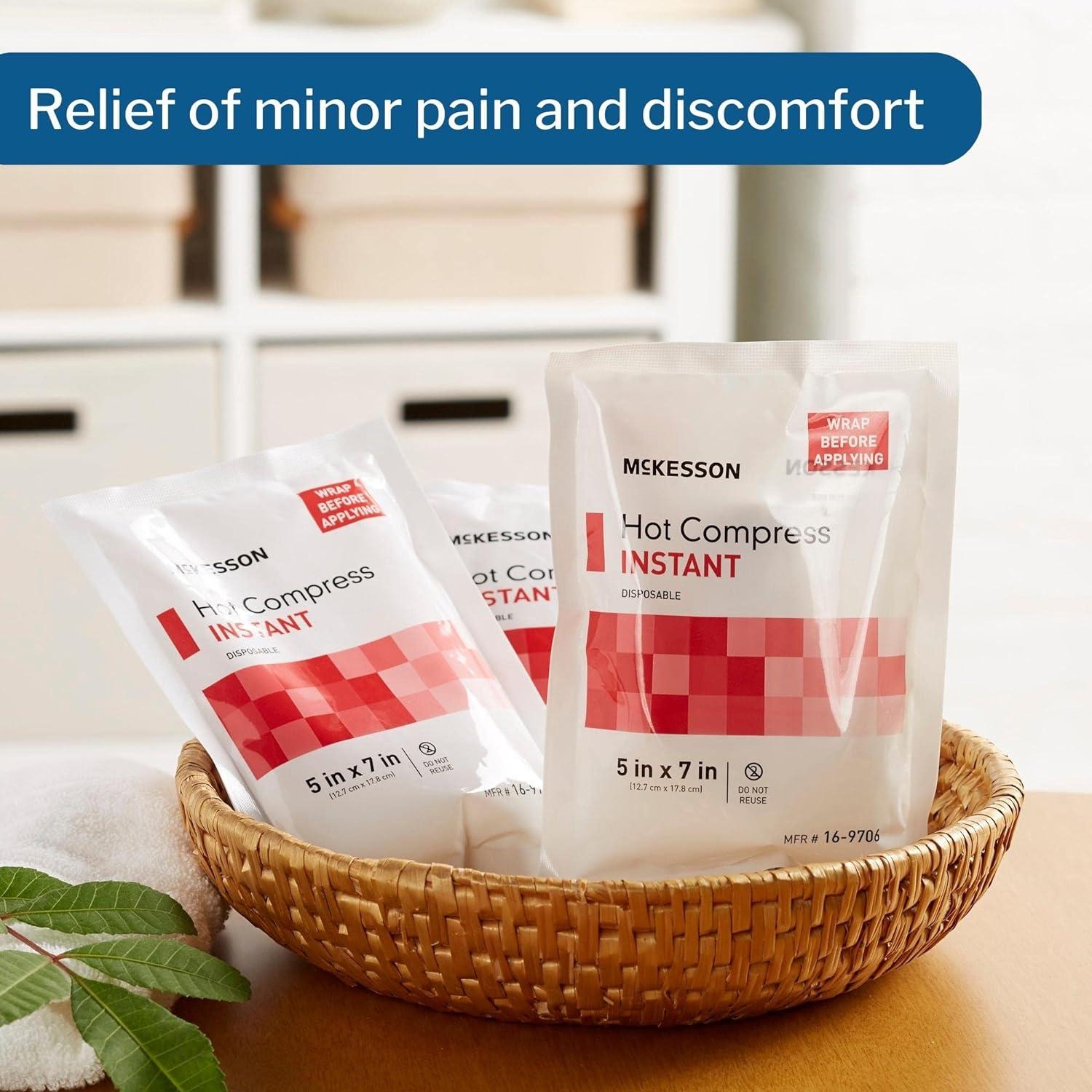 McKesson Instant Hot Pack Disposable 5 x 7 - 24 Packs, 24 Total - 1 ...