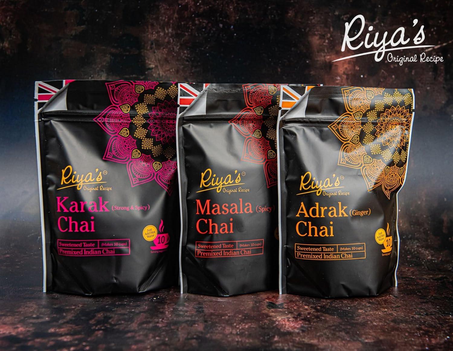 Riya's Original Recipe Indian Chai Powder Premixed and Sweetened Makes ...