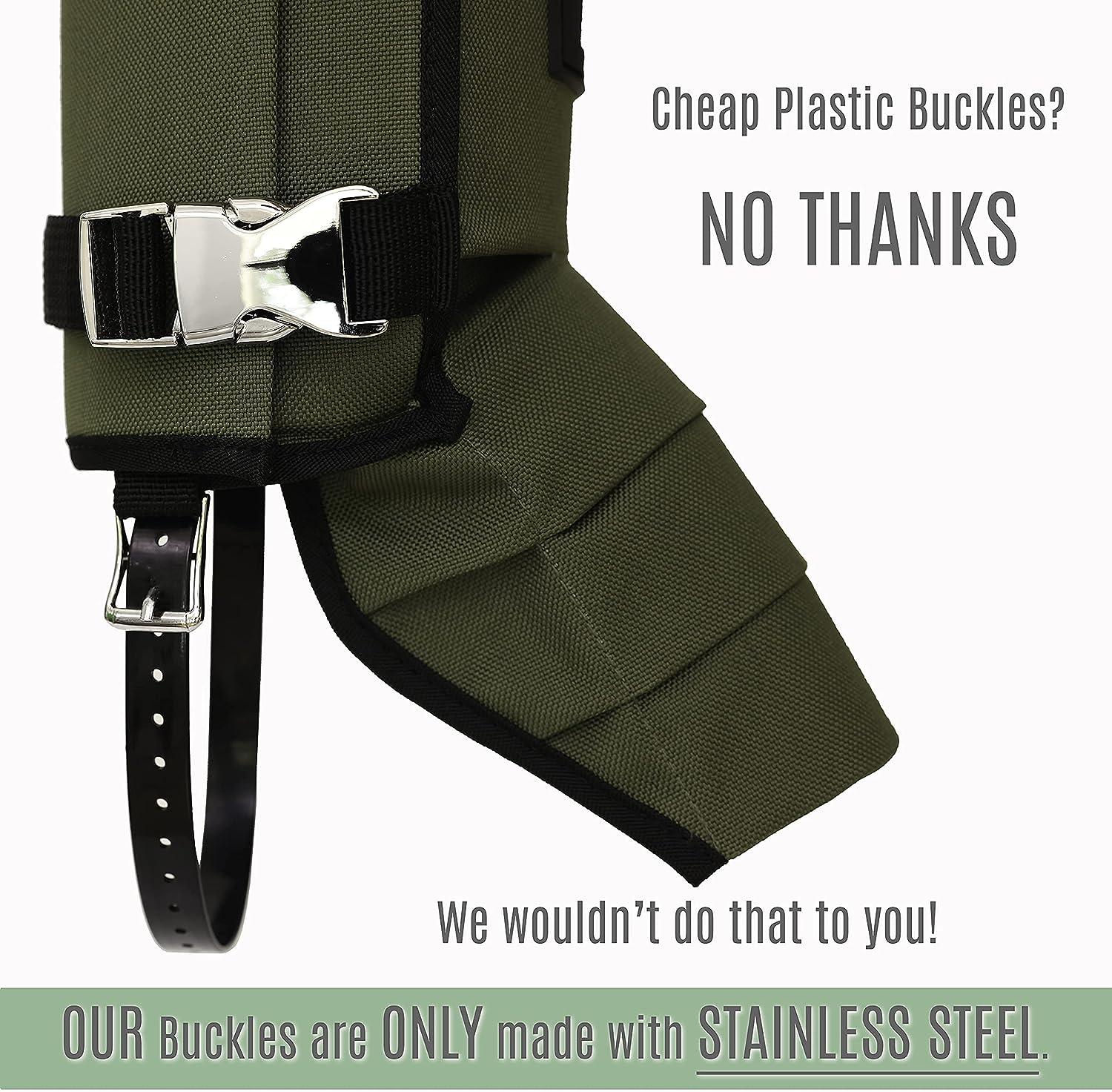 Pike Trail Snake Gaiters - Olive Drab Leg Guards for Ultimate Snake ...