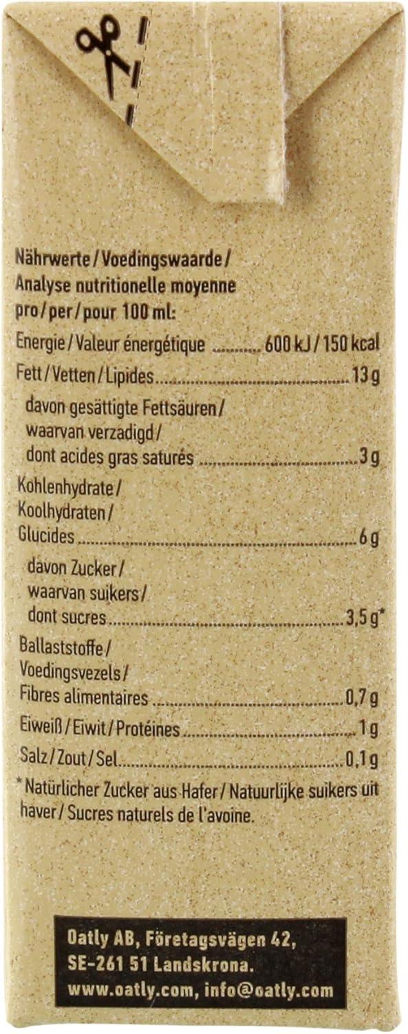 Oatly Organic Oat Liquid Cream 250 ml | Buy Now with Express ...