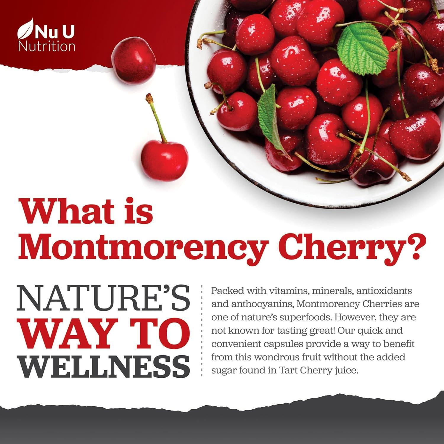 Montmorency Cherry Capsules 3200mg - 90 Capsules - High Strength 50:1 ...