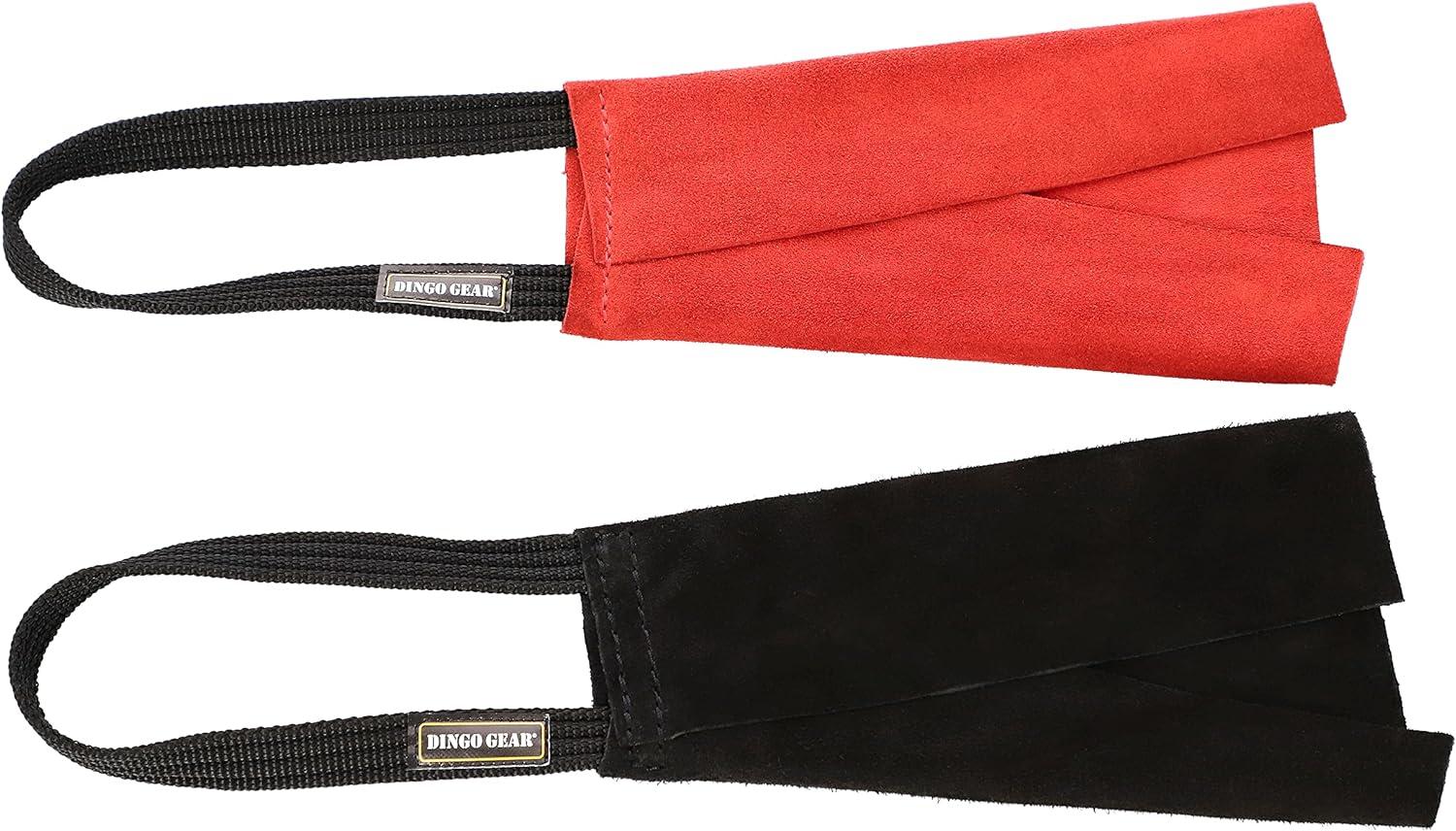 DINGO GEAR 1977 Leather Bite Rag with 1 Handle Prey Drive Dog Training ...