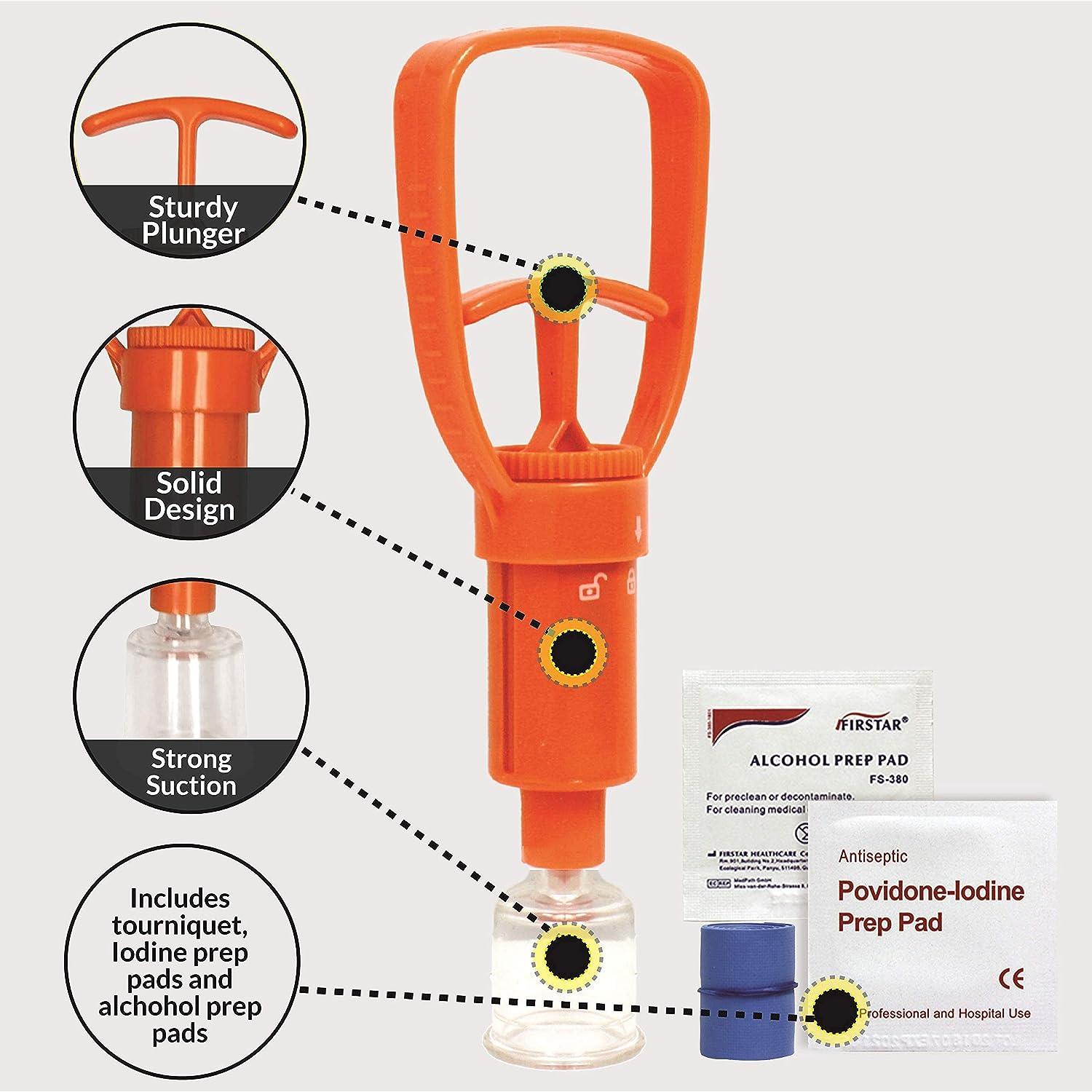 Snake Bite Venom Extractor Kit - Latex Free, First Aid Essential | Buy ...