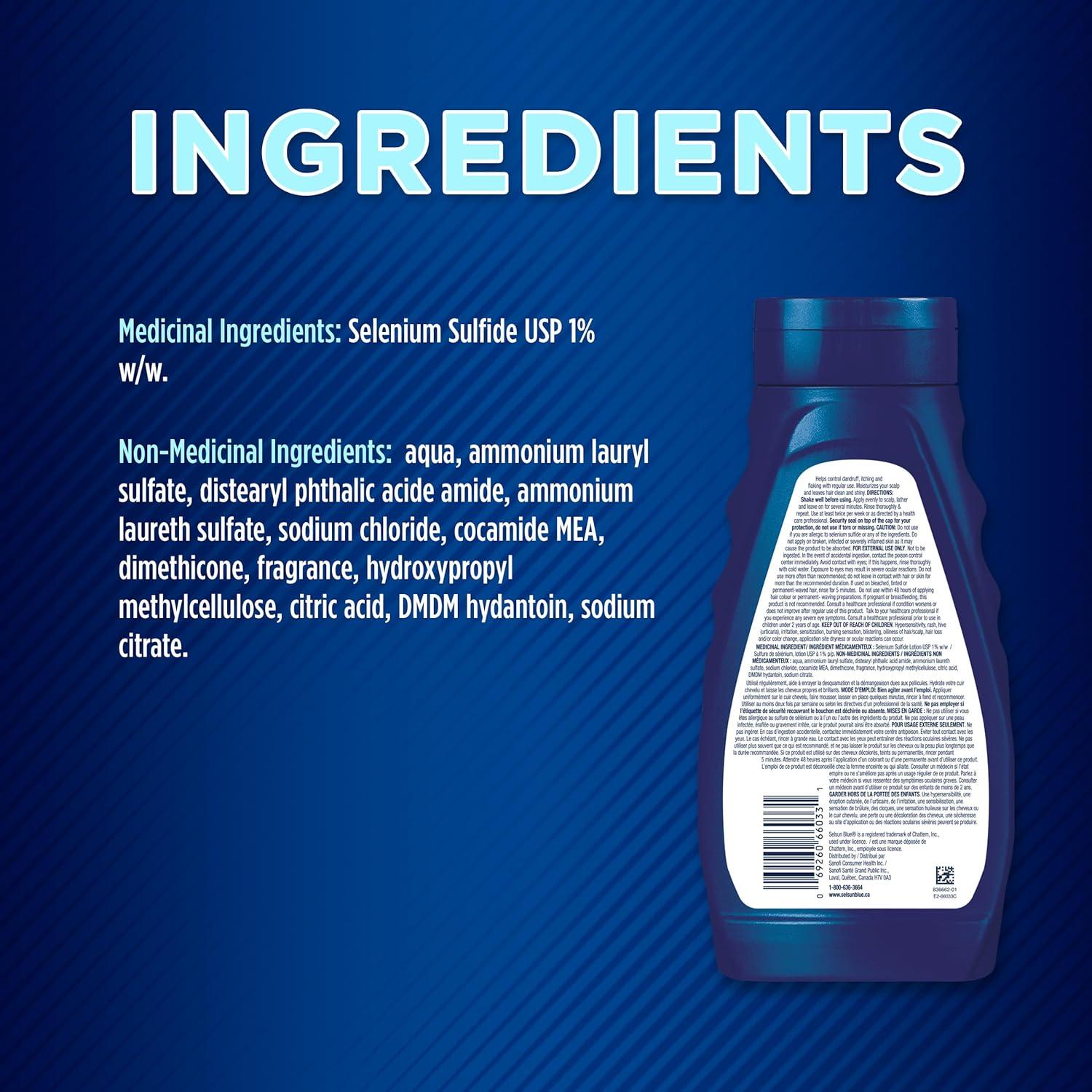 Selsun Blue 2-In-1 Anti-Dandruff Shampoo and Conditioner 300mL Helps ...