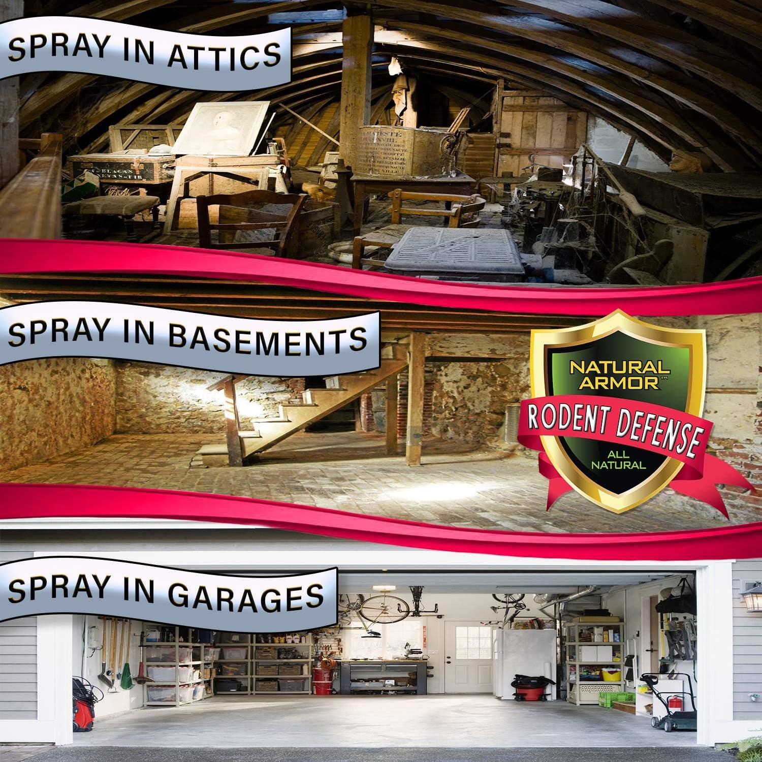 Natural Armor Peppermint Repellent for Mice/Rats & Rodents - 128oz ...