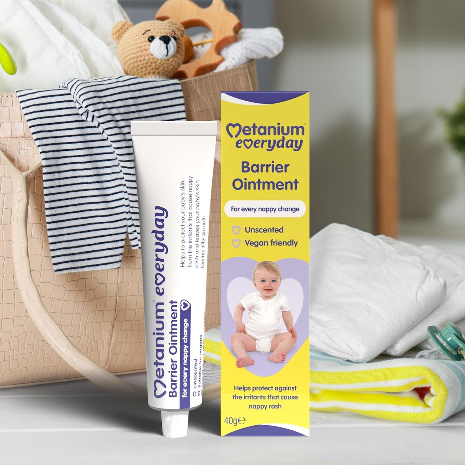 Metanium 40g Everyday Barrier Ointment - Soothes and Protects Baby's ...