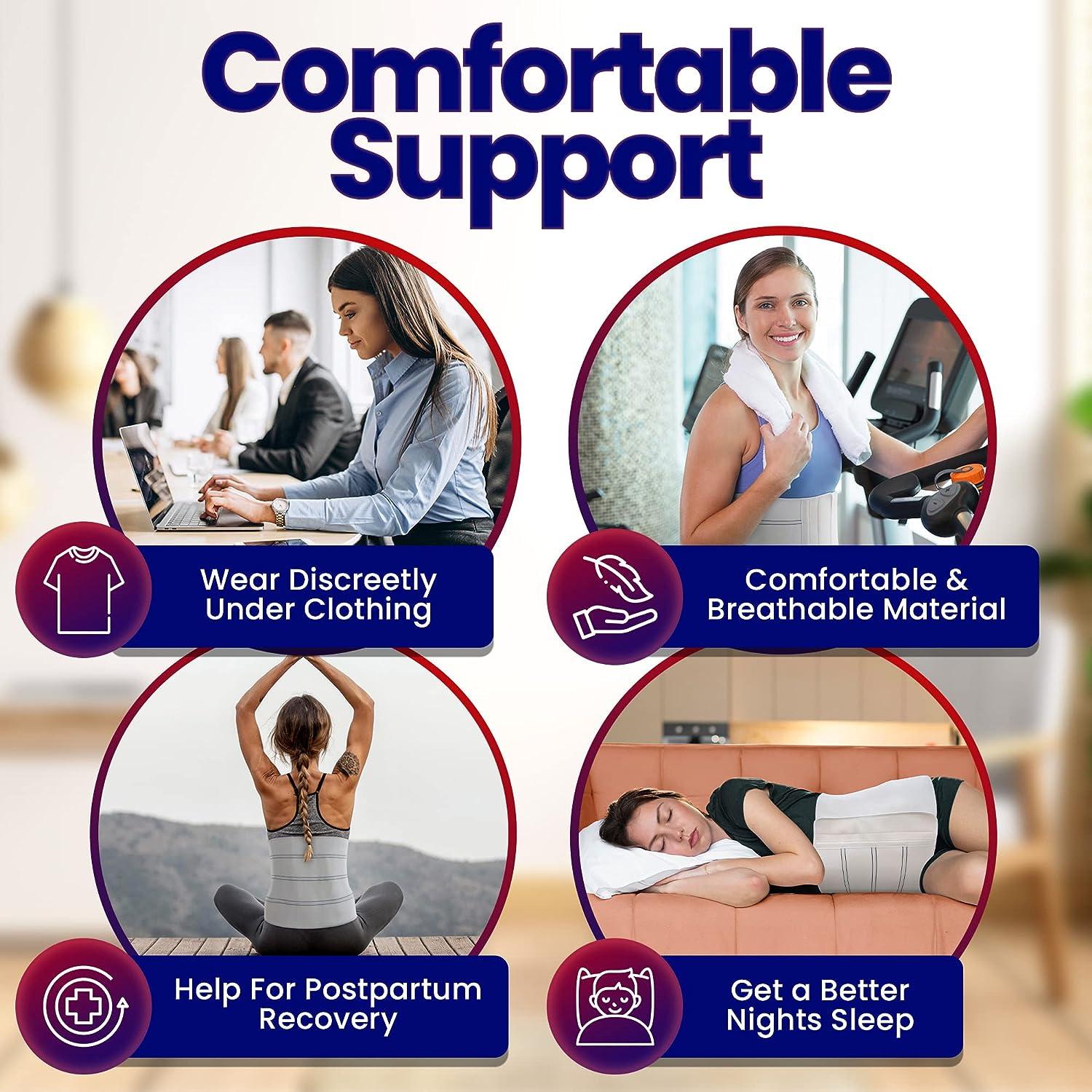 Abdominal Binder Post Surgery for Women/Men - Stomach Support ...