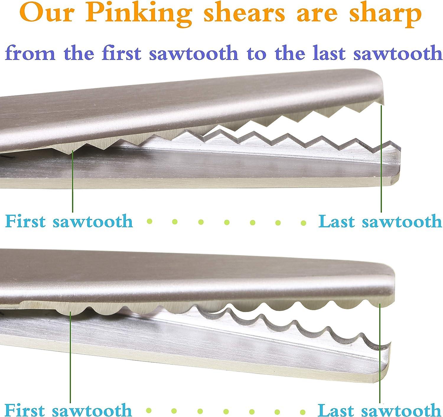 Hui Tong Strong & Sharpe Pinking Shears Pinking Shears Scissors for ...