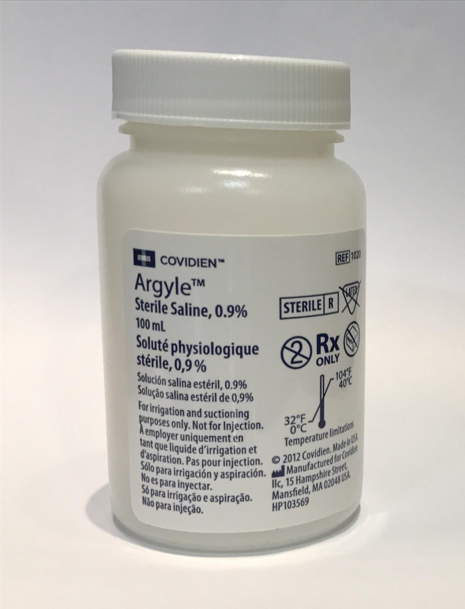 Saline Solution 0.9% Irrigation 100ML - Multipurpose Sterile Solution ...