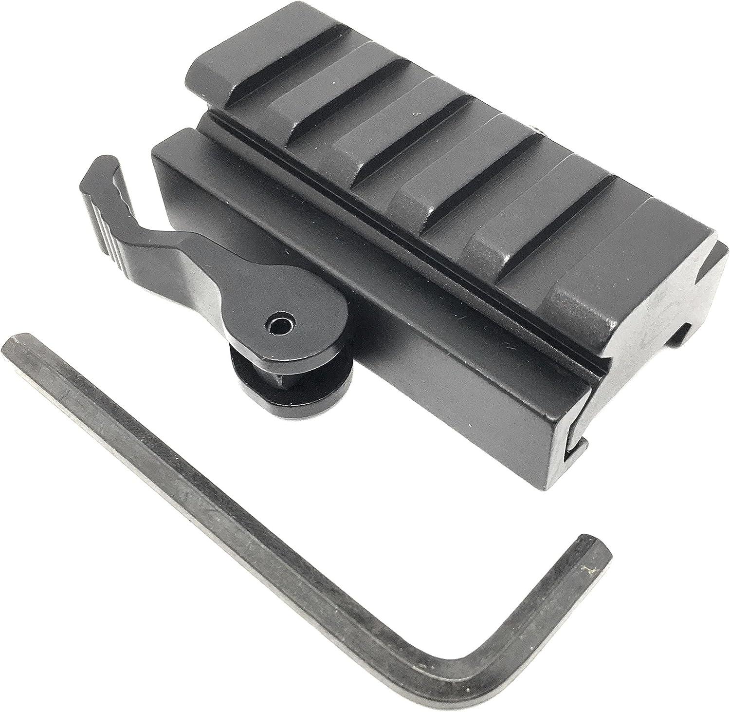 Dagger Defense Quick Detach 5X Slot Rail Riser for Single Rail Systems ...