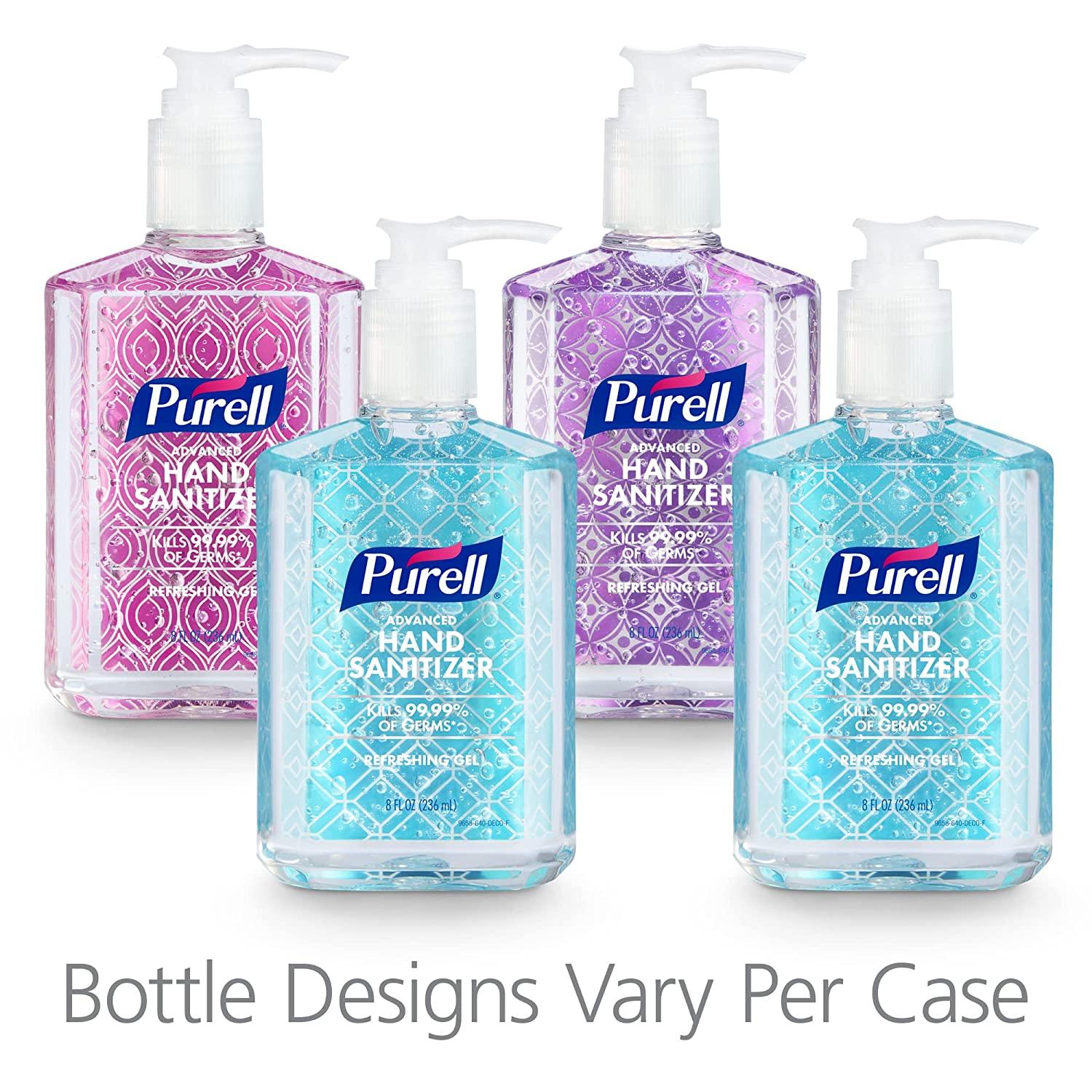 Purell Advanced Hand Sanitizer Refreshing Gel Design Series Clean Scent ...